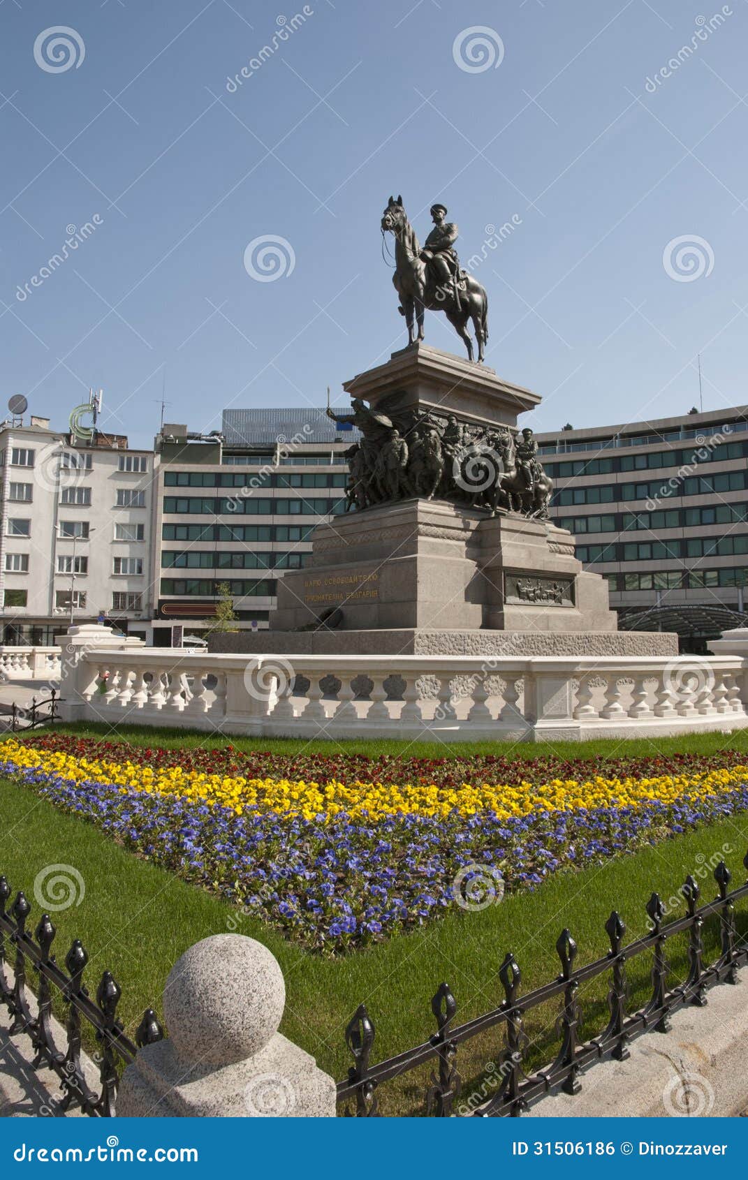 The Statue of Tsar Alexander II, Sofia, Bulgaria Stock Photo - Image of ...