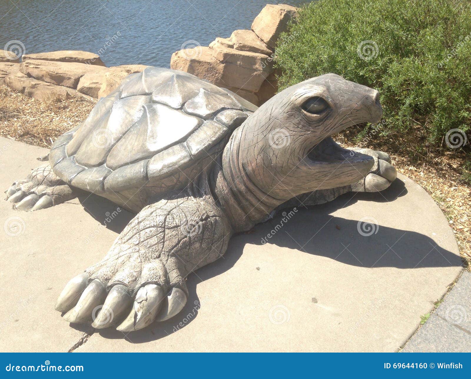 A Statue Of Turtle Stock Photo | CartoonDealer.com #69644160