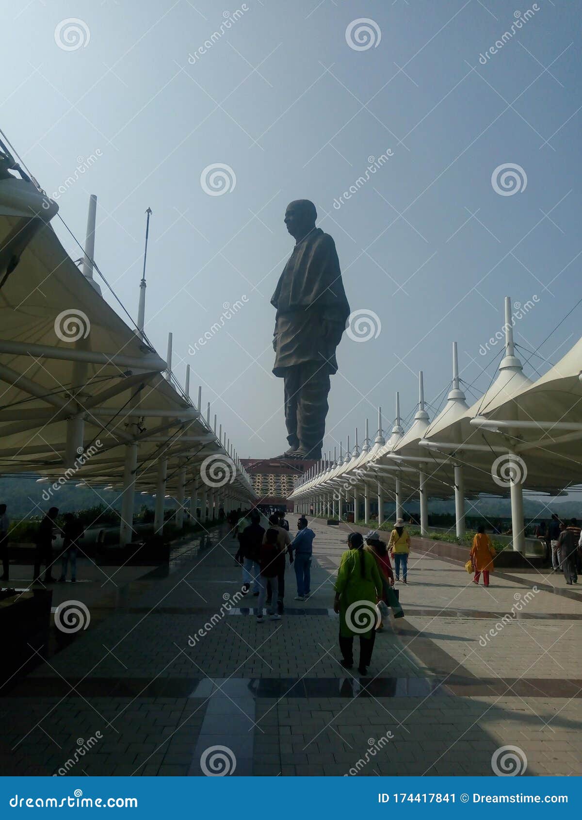 This is a Statue of Unity Largest Statue Editorial Photo - Image of ...