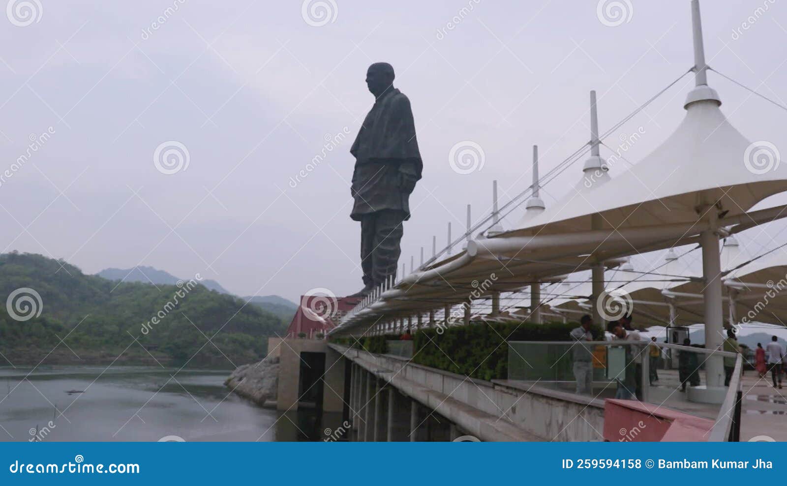 Statue of Unity the World Tallest Statue with Bright Sky at Day from ...