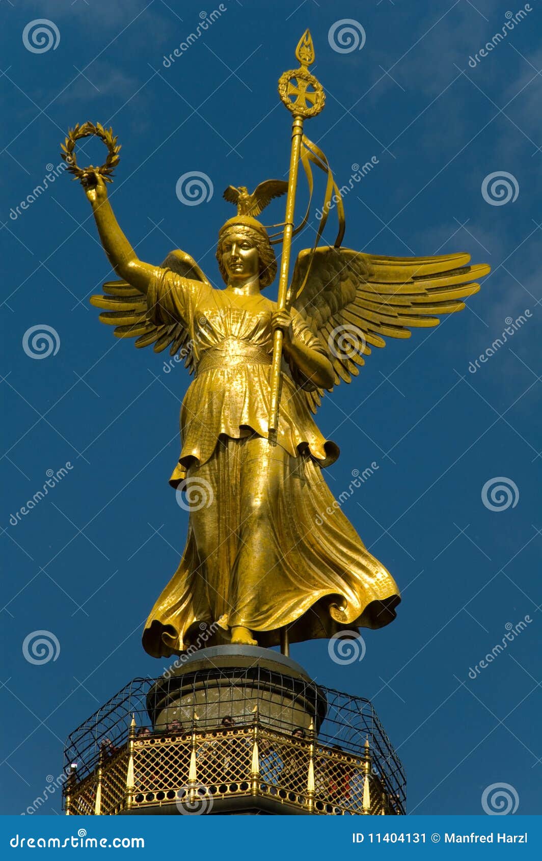 Statue of Victory in Berlin Stock Image - Image of grosser, statue ...