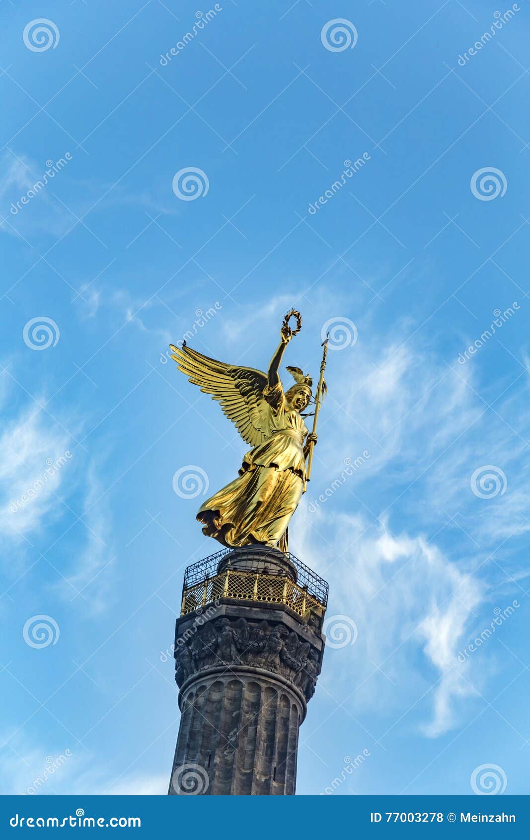 Statue of Victory (siegessaule) in Berlin, Germany Editorial Stock ...