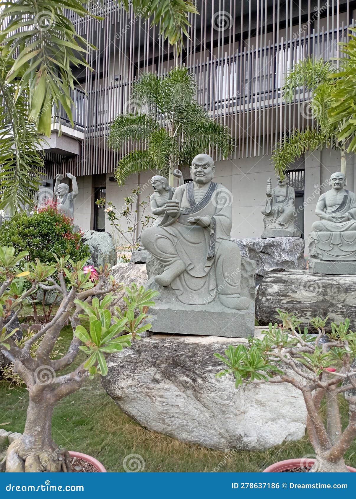 Gatekeeper statue stock photo. Image of statue, vihara - 278637186