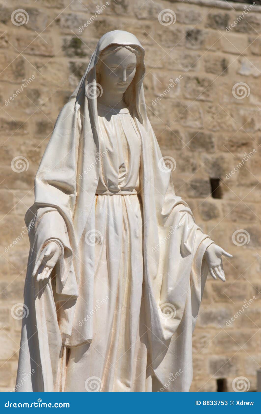Statue Of Virgin Mary Stock Image | CartoonDealer.com #8833753