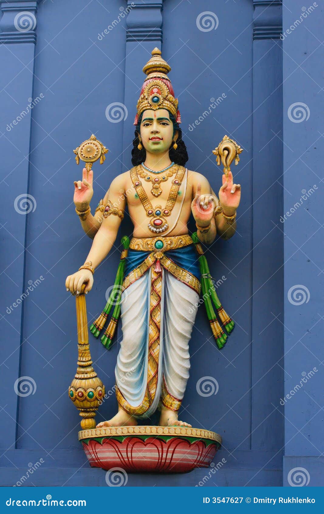 Hindu God Vishnu Statue