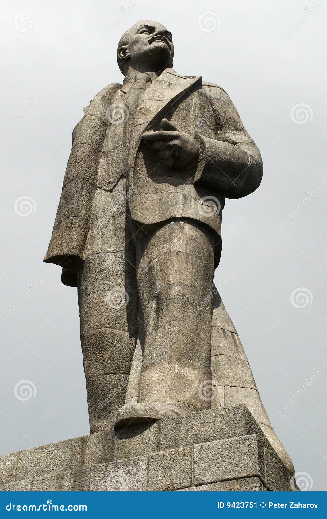 Statue Von Lenin in Moskau, Russland. Stockbild - Bild von vladimir ...