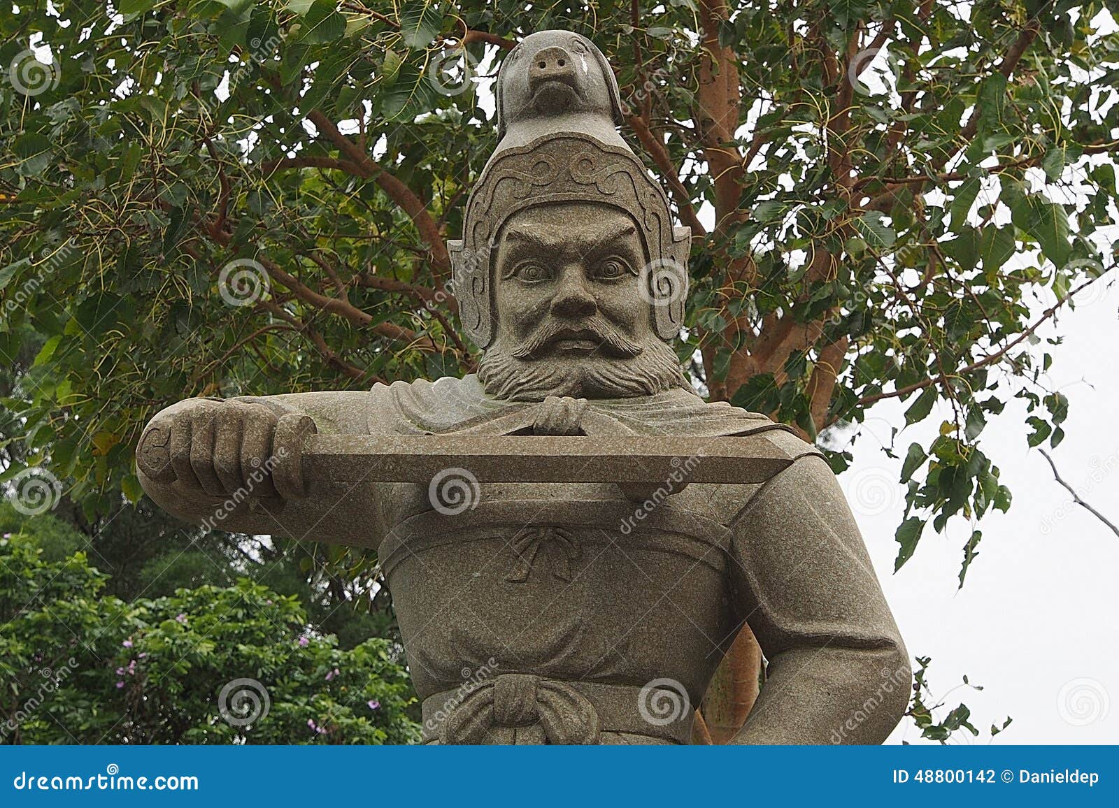 Statue Warrior stock photo. Image of soldier, history - 48800142