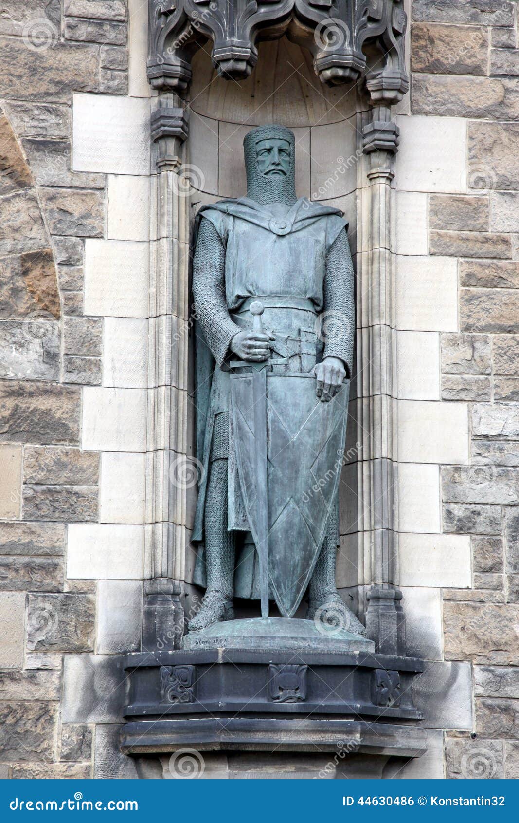 William Wallace Statue At The National Wallace Monument In Stirling ...