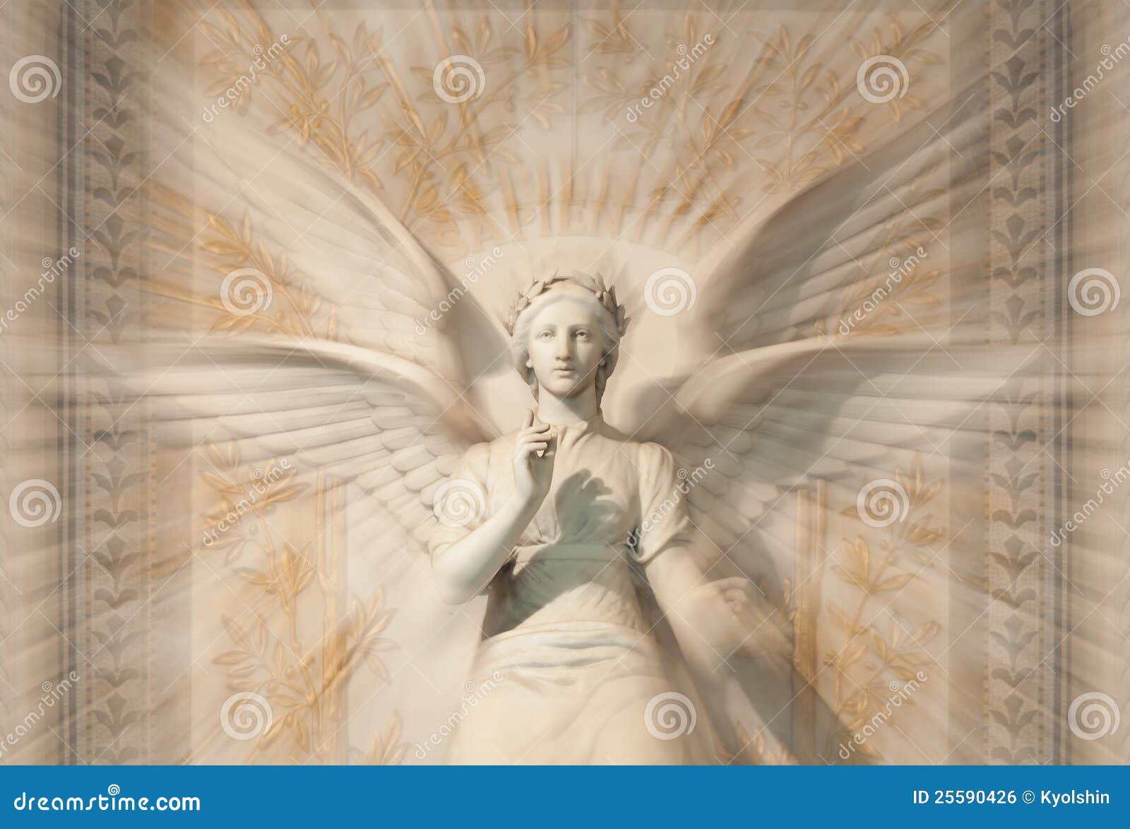 Woman Angel Hold Feathers. Girl Sit In Bird Nest. Faity Tale. Makeup ...