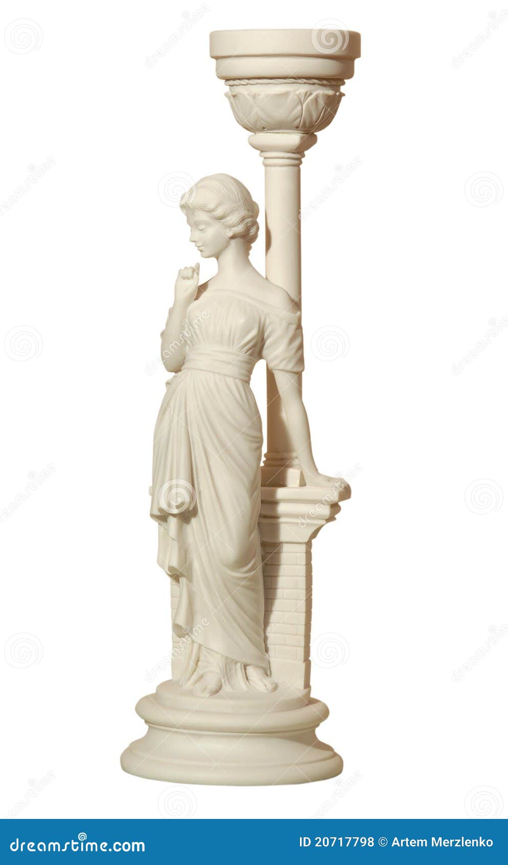 Statue of a Woman in the Antique Style Stock Photo - Image of body ...