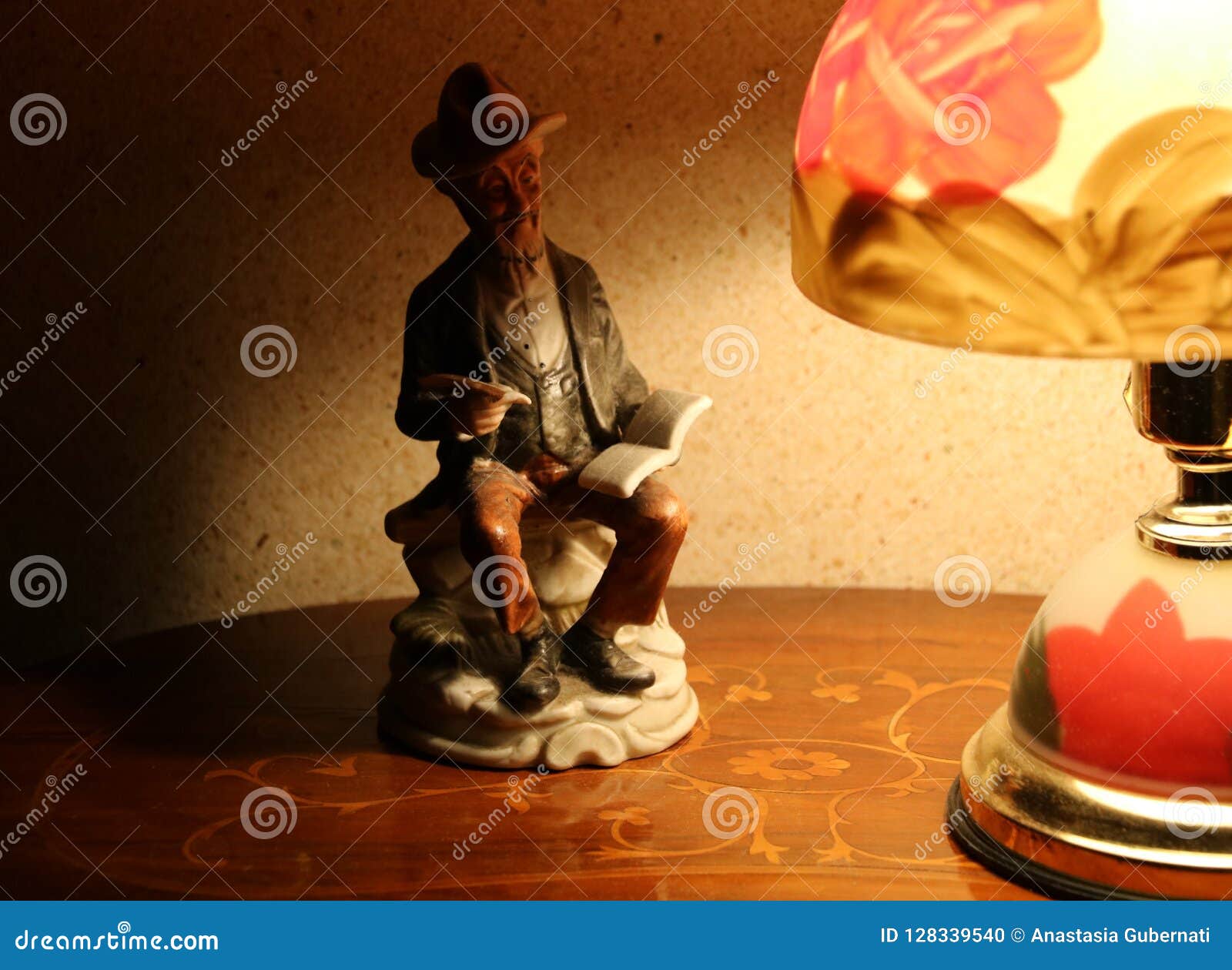 Statue of writing man stock photo. Image of writing - 128339540