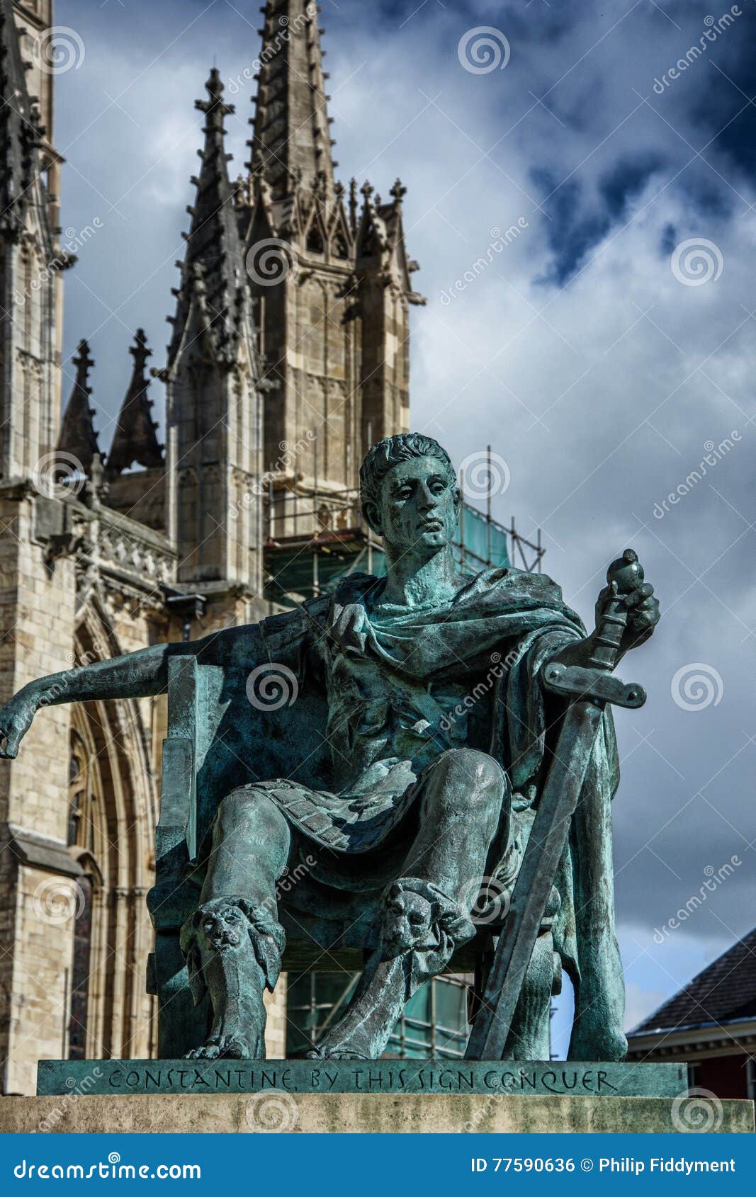Statue in York, Yorkshire, England the UK Stock Photo - Image of dales ...