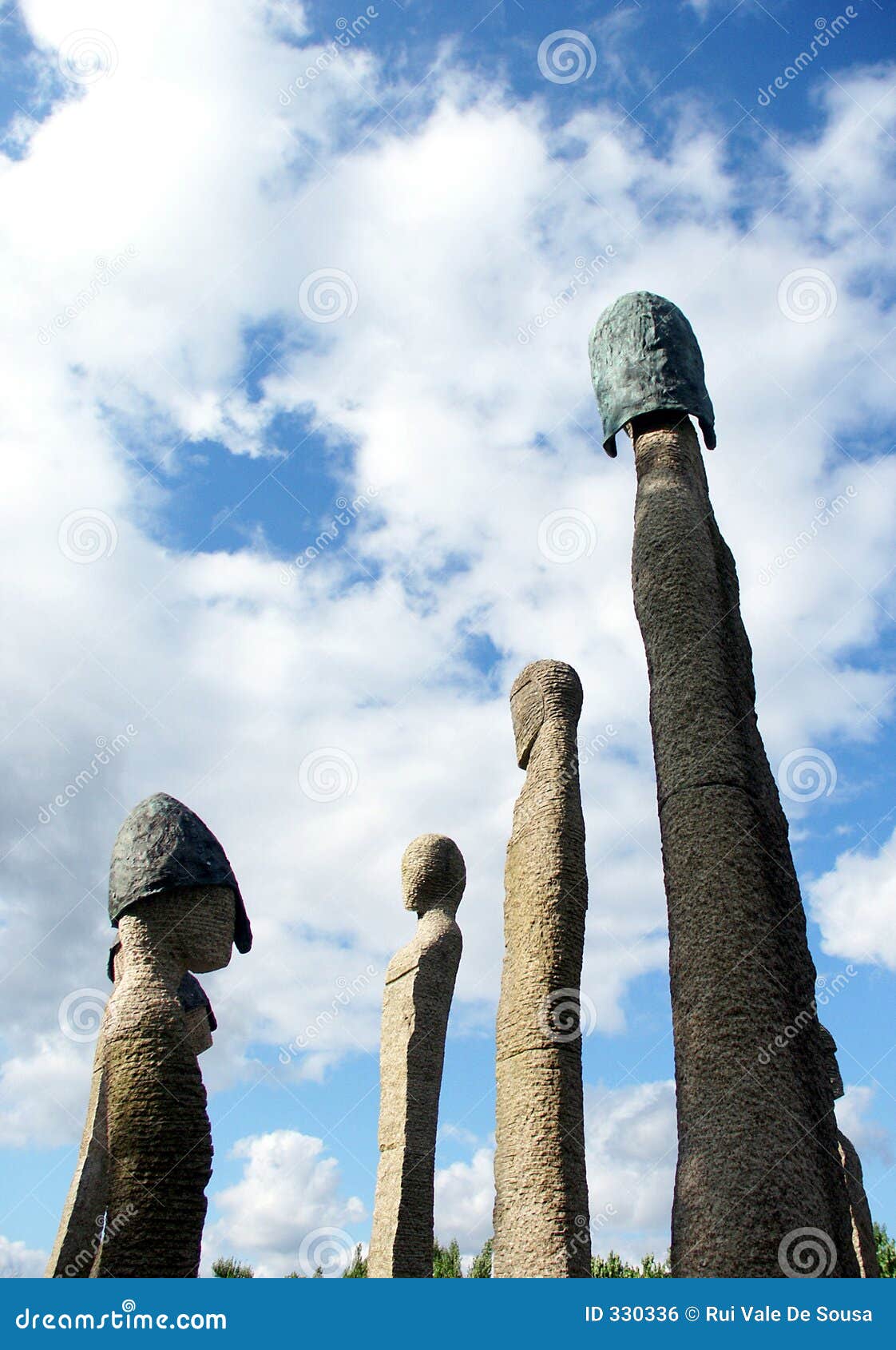 Statues stock photo. Image of rocks, stones, blue, sunny - 330336