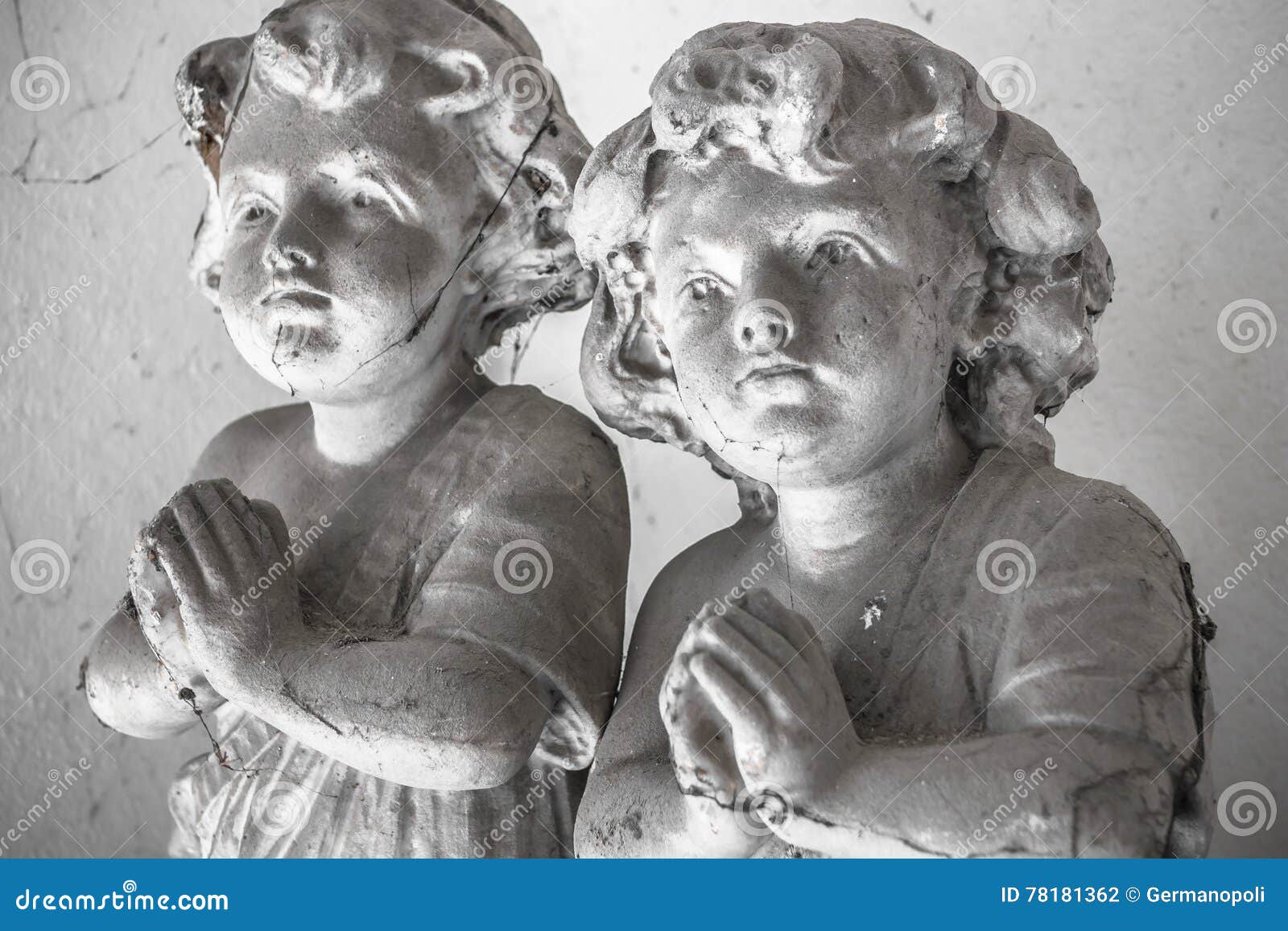 Statues Of Children Playing Musical Instruments Stock Photo ...