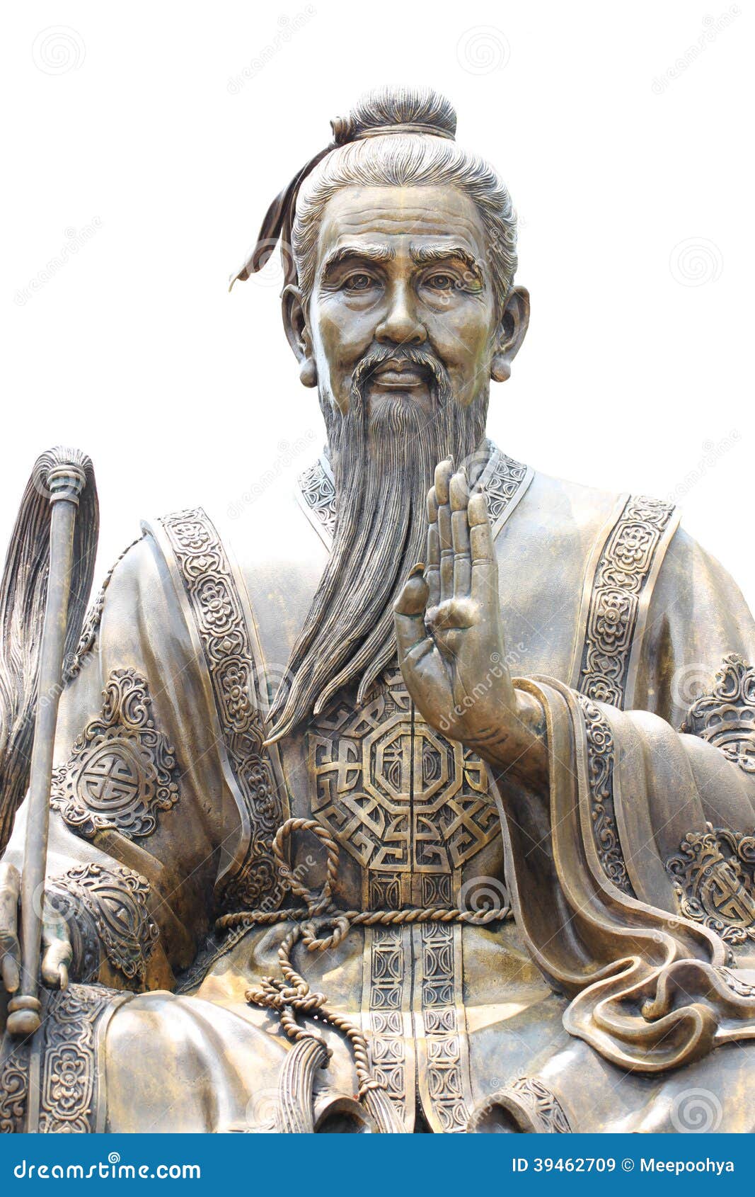 Statues of Chinese deity. stock image. Image of chinese - 39462709