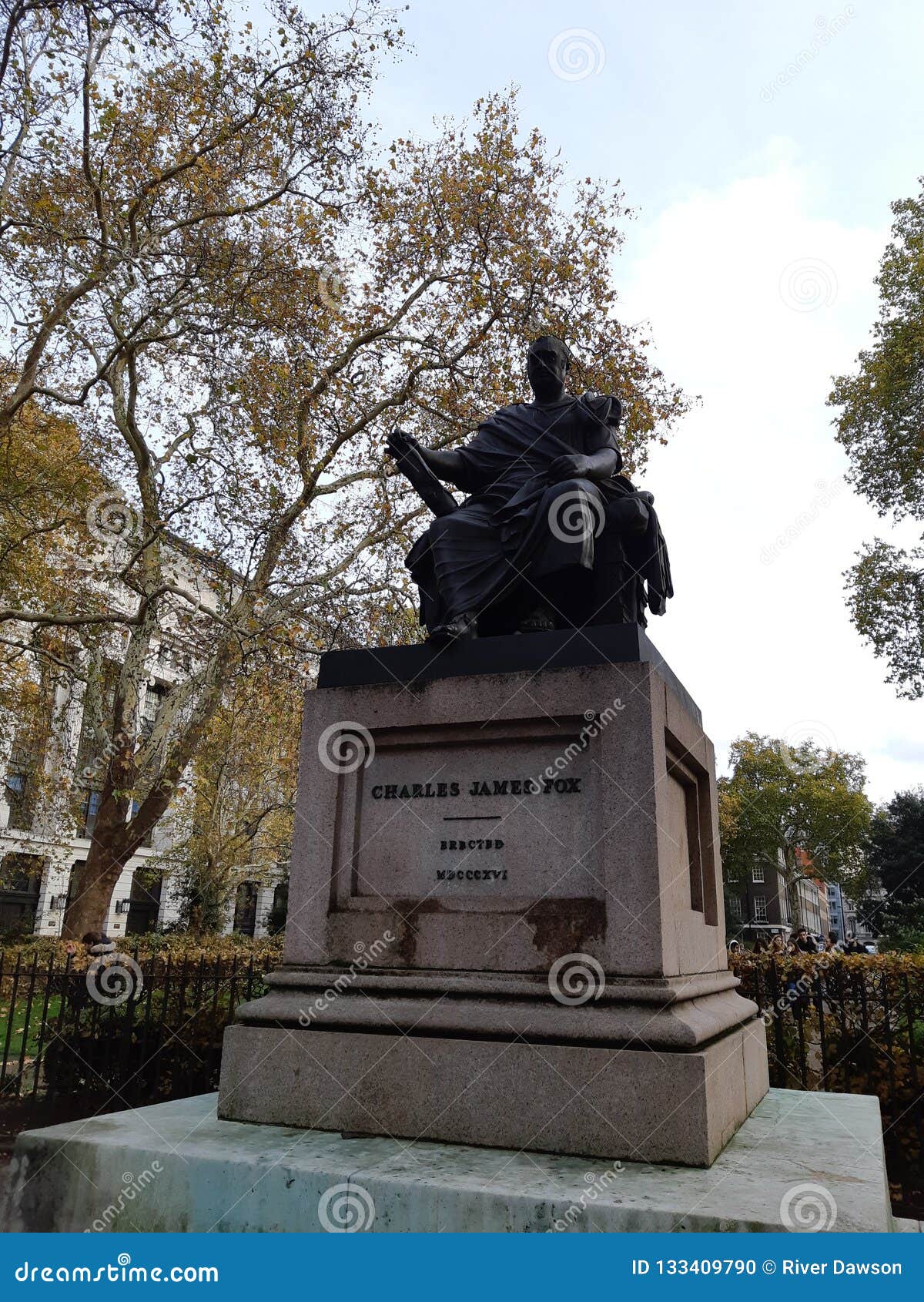 Statues famous people stock photo. Image of museum, science - 133409790