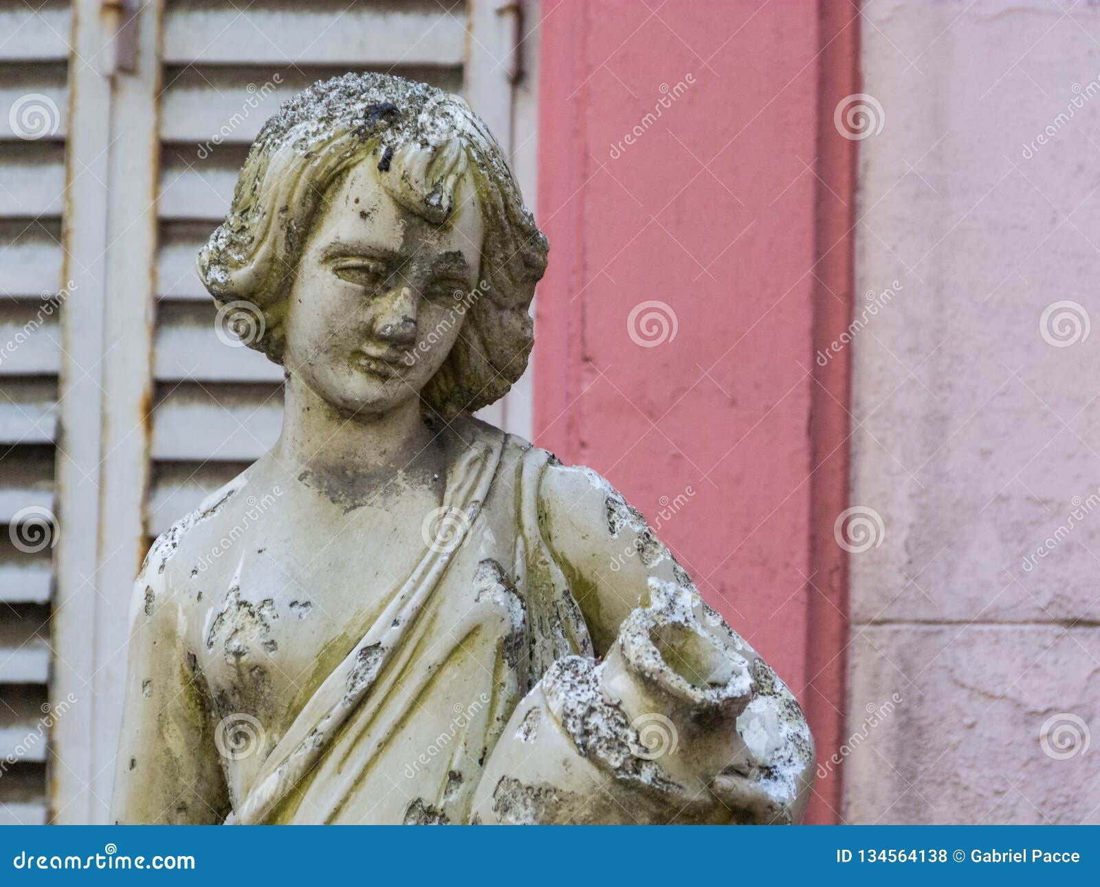 Statues in a Front Yard, Selective Focus Editorial Stock Photo - Image ...