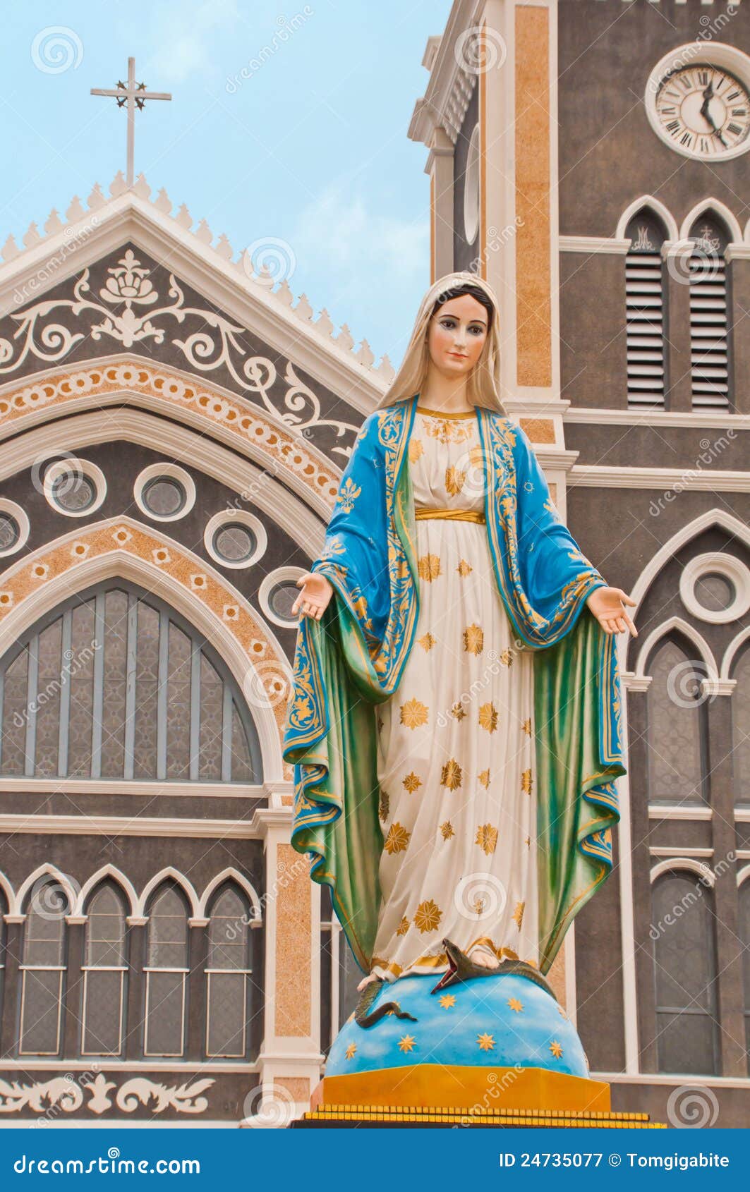 Statues of Holy Women stock image. Image of holy, christian - 24735077