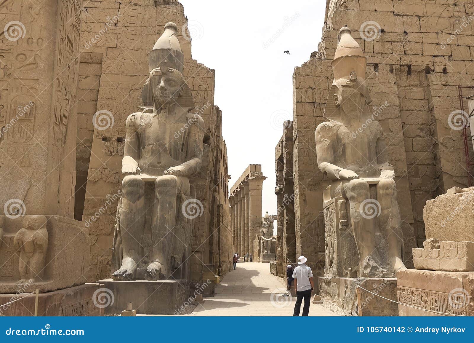Statues of Other Egypt. with the Temple Monuments Megaliths. Editorial ...