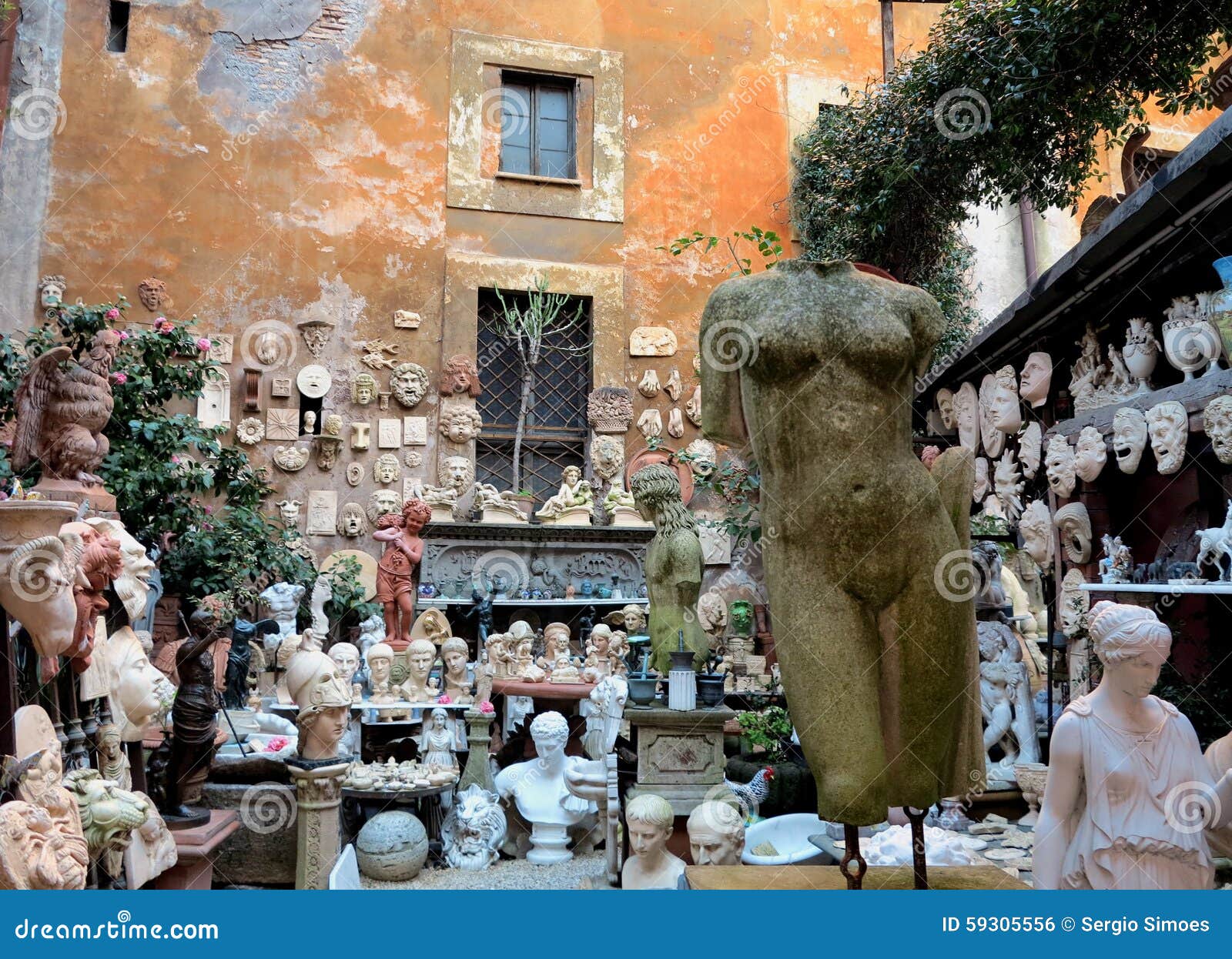 Roman statues editorial photo. Image of room, busts, gallery - 59305556