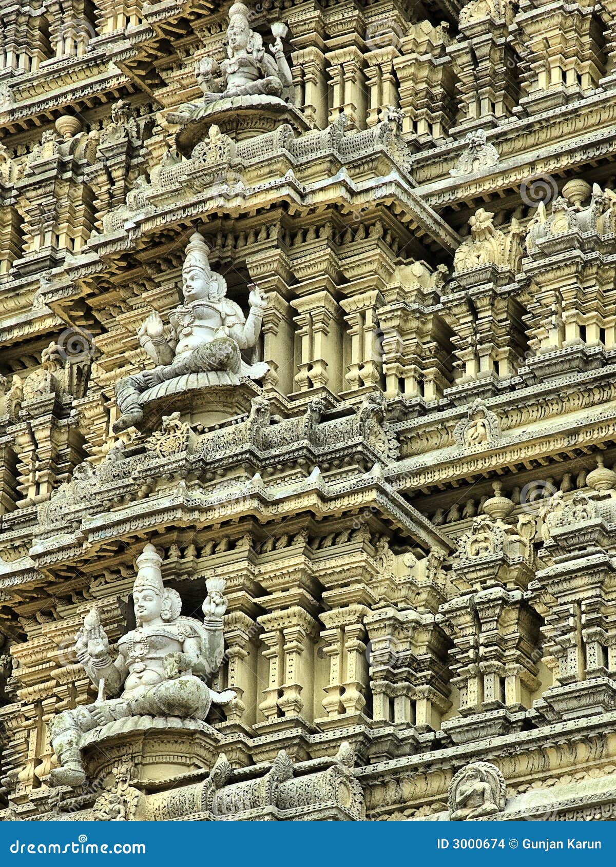 Statues on the temple dome stock photo. Image of deity - 3000674