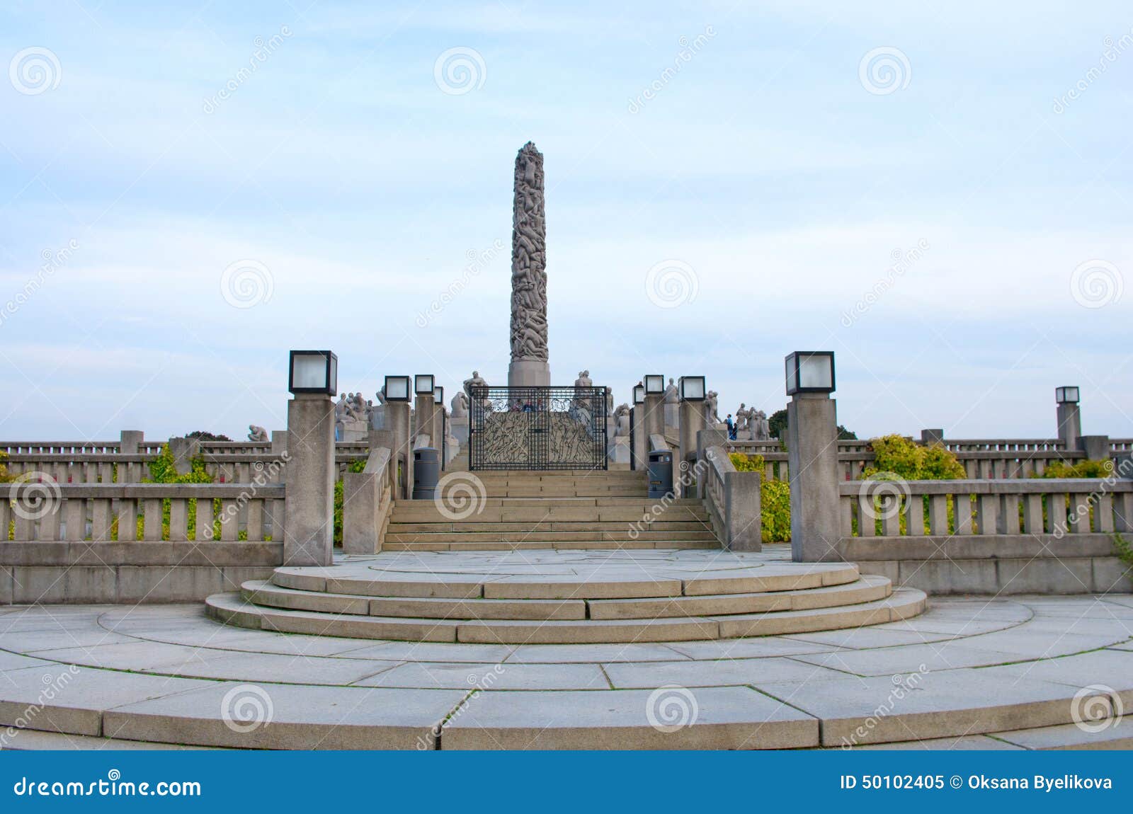 Statues in Vigeland Park. Oslo, Norway Editorial Image - Image of oslo ...