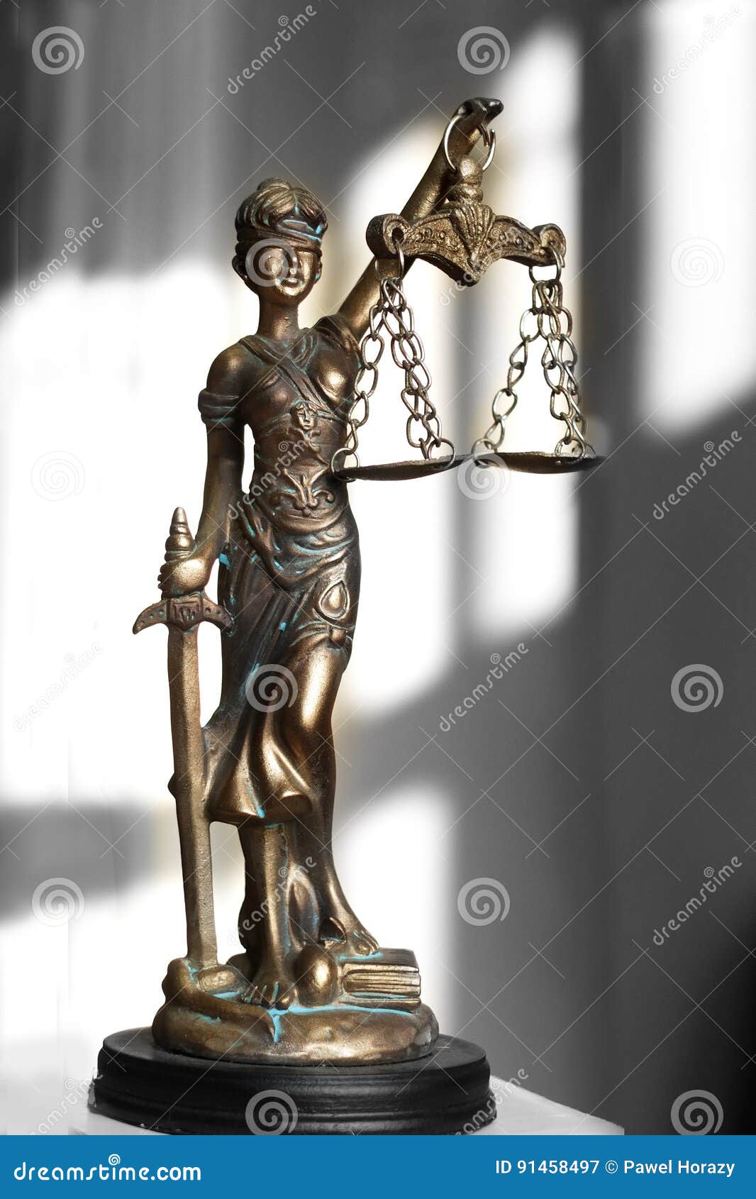Statuette of the Goddess Themis 6 Stock Image - Image of concept ...