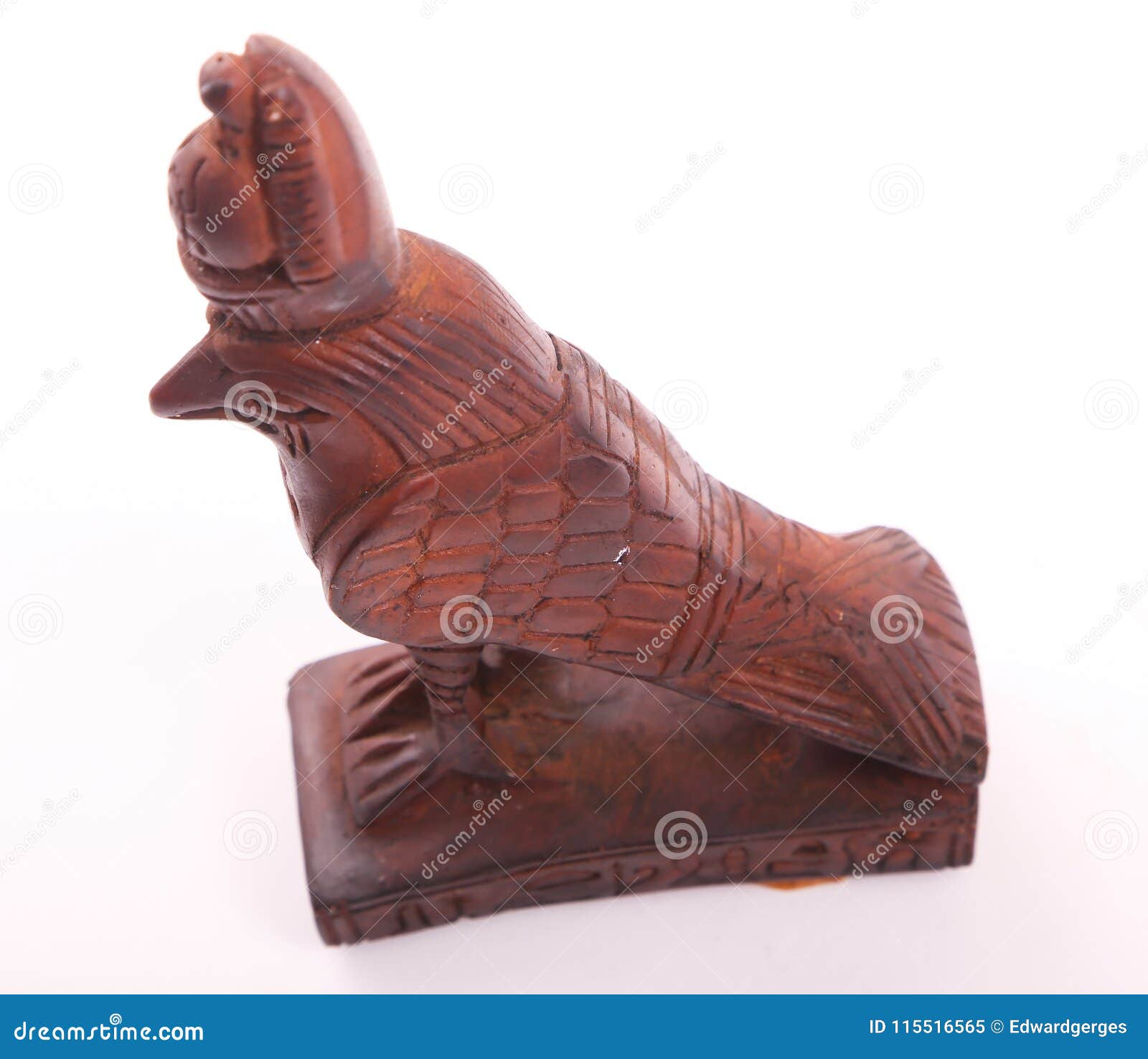 Horus God Statuette Side View Stock Image - Image of religion, anubis ...