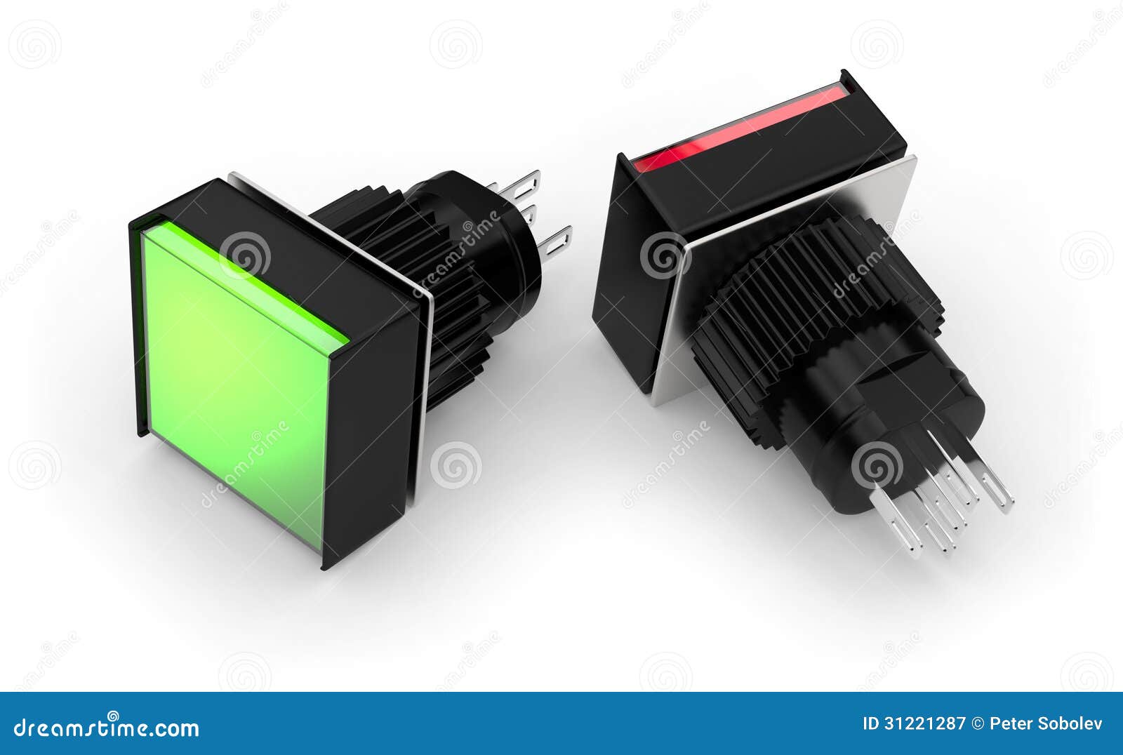 Status indicator lights stock illustration. Illustration of white ...