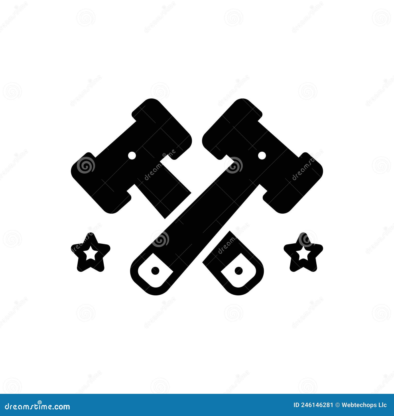 Black Solid Icon for Statute, Law and Enactment Stock Vector ...
