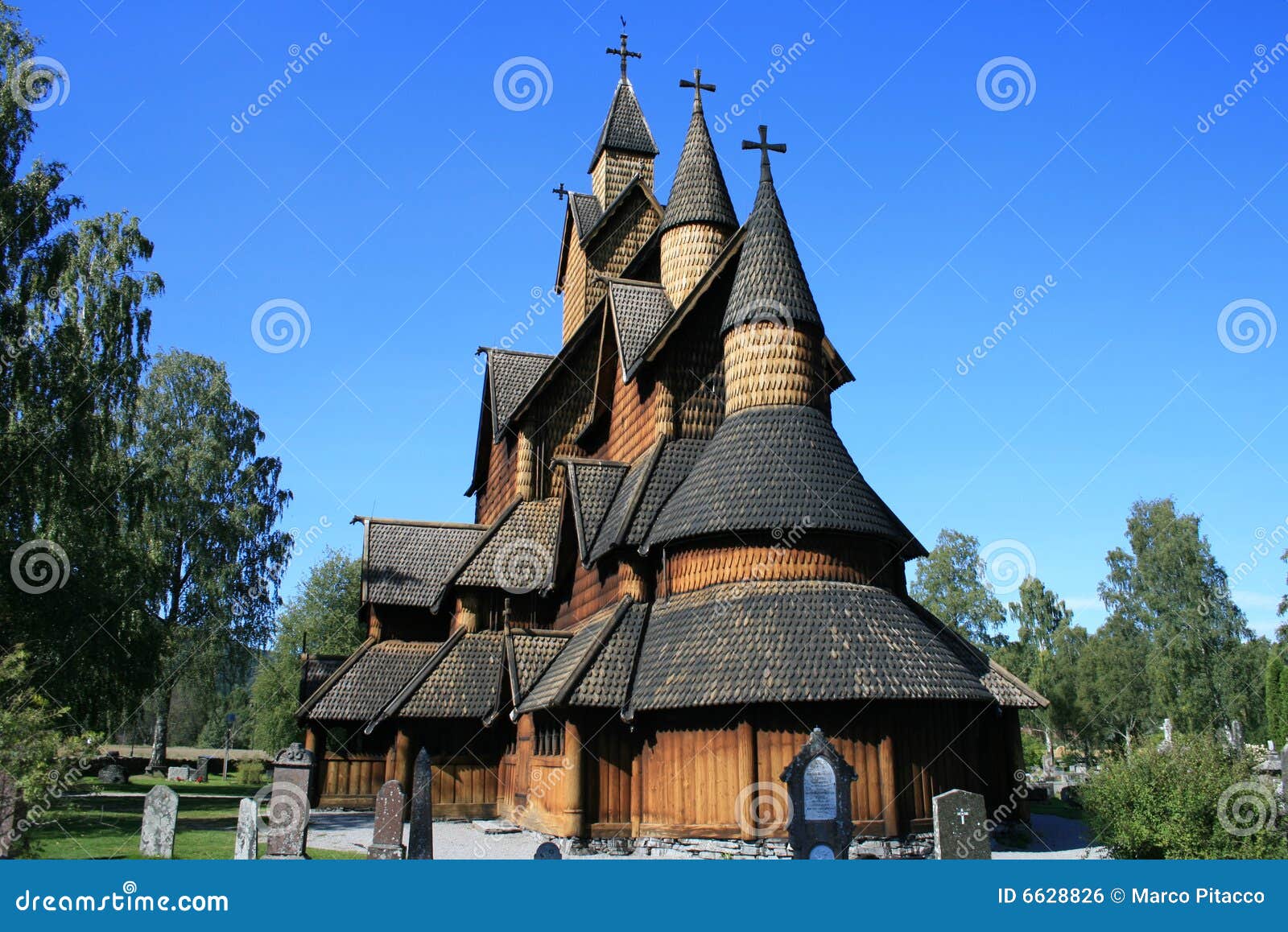 Stave church stock photo. Image of plank, holiday, wood - 6628826