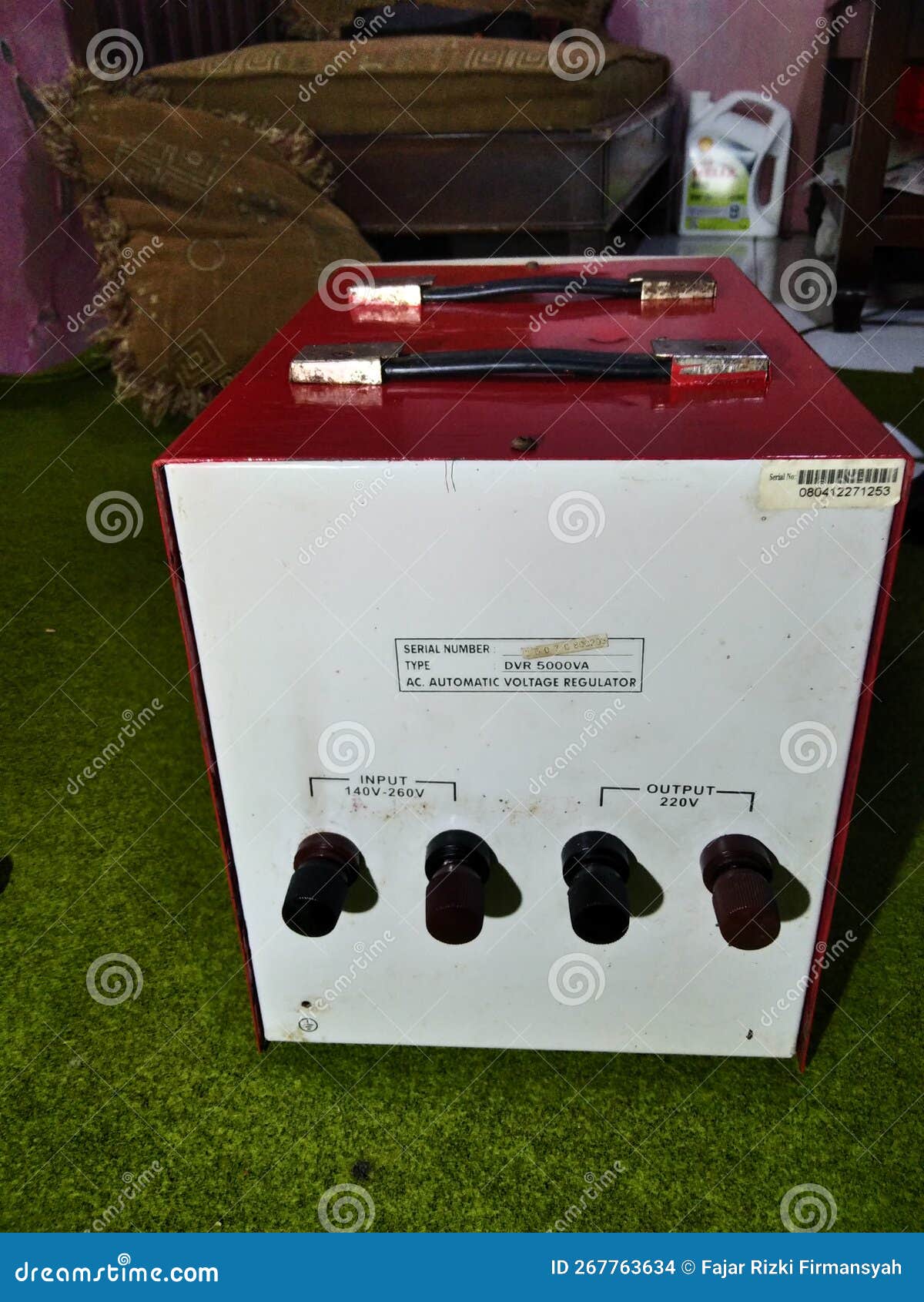 Stavol Stabilizier 5000 VA stock photo. Image of stabilizer - 267763634