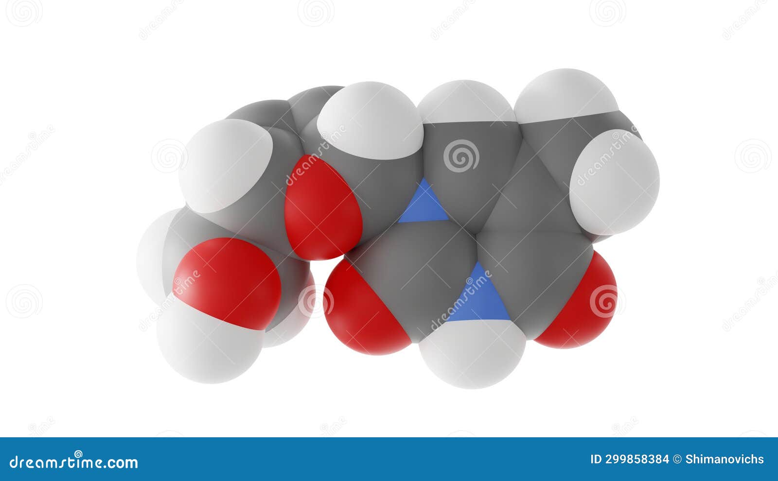 Stavudine Molecule, Antiretroviral Medication, Molecular Structure ...