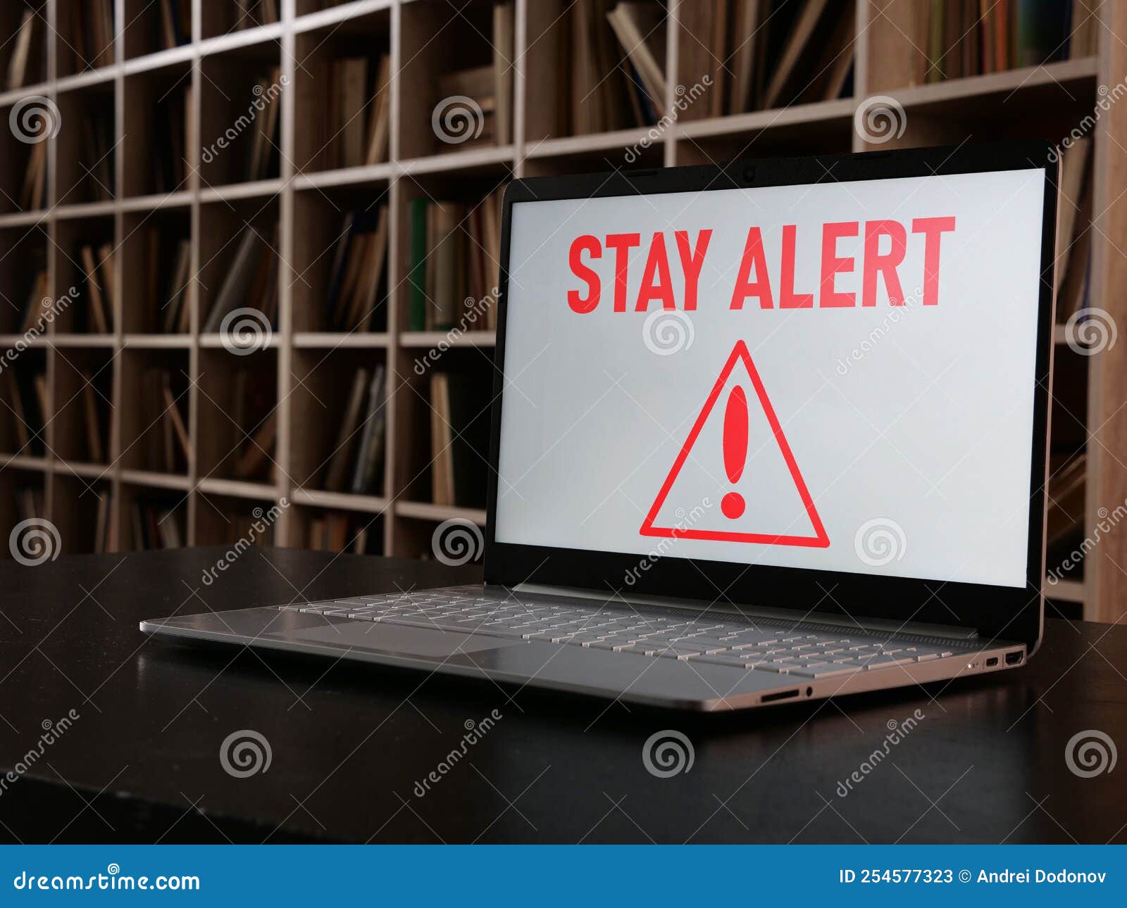 Stay Alert is Shown Using the Text Stock Image - Image of coronavirus ...