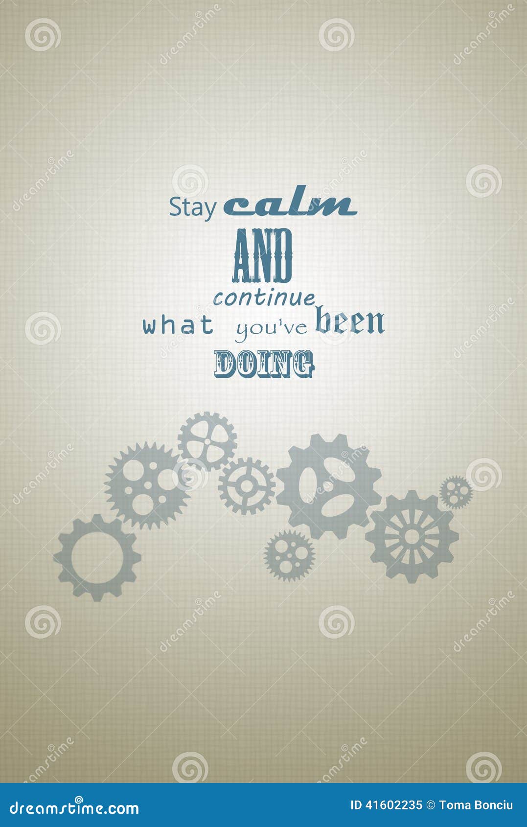 Stay Calm Inspirational Words Stock Illustrations – 17 Stay Calm ...