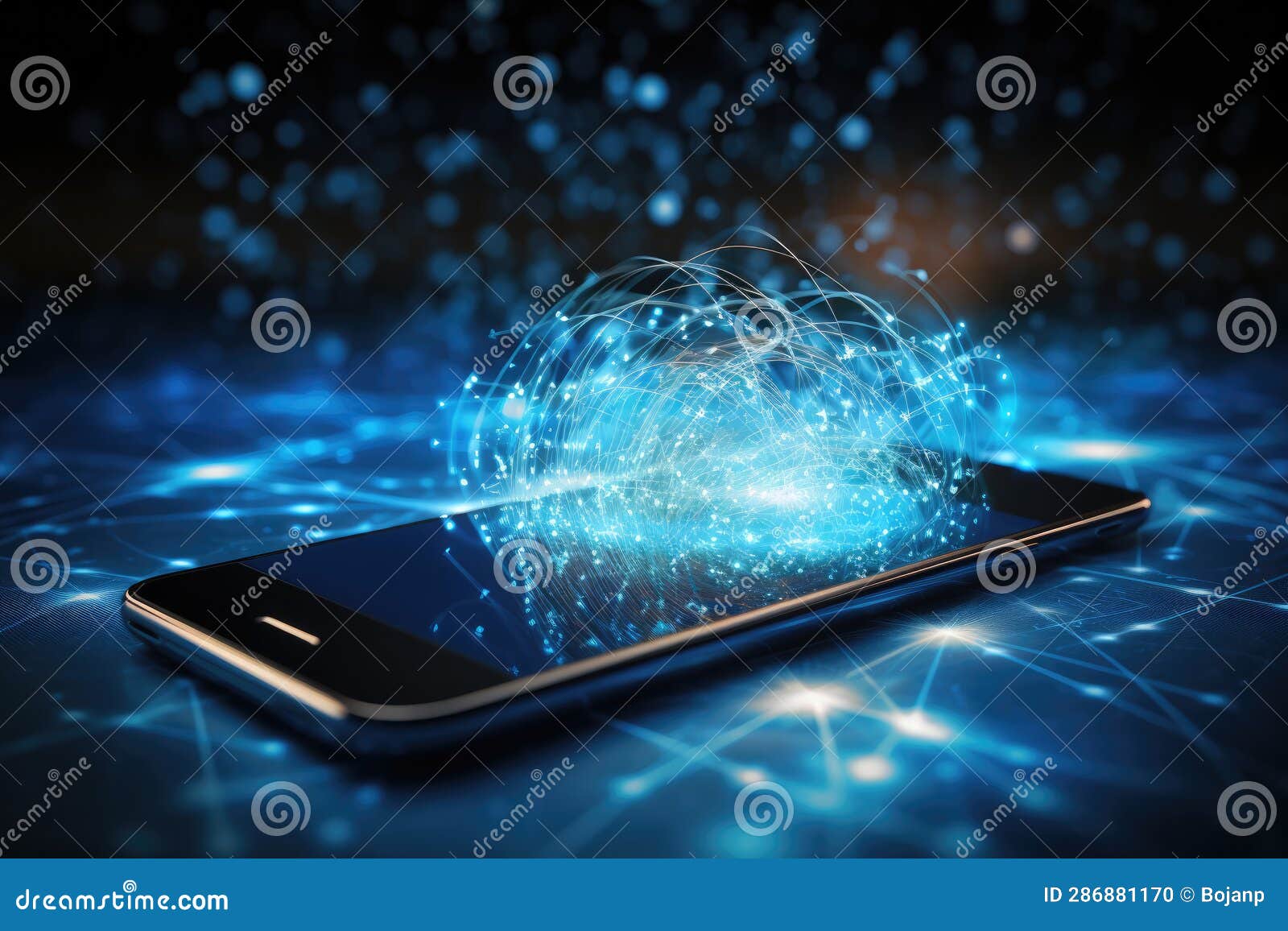 Internet and Mobile Network Provider. AI Generated Stock Illustration ...