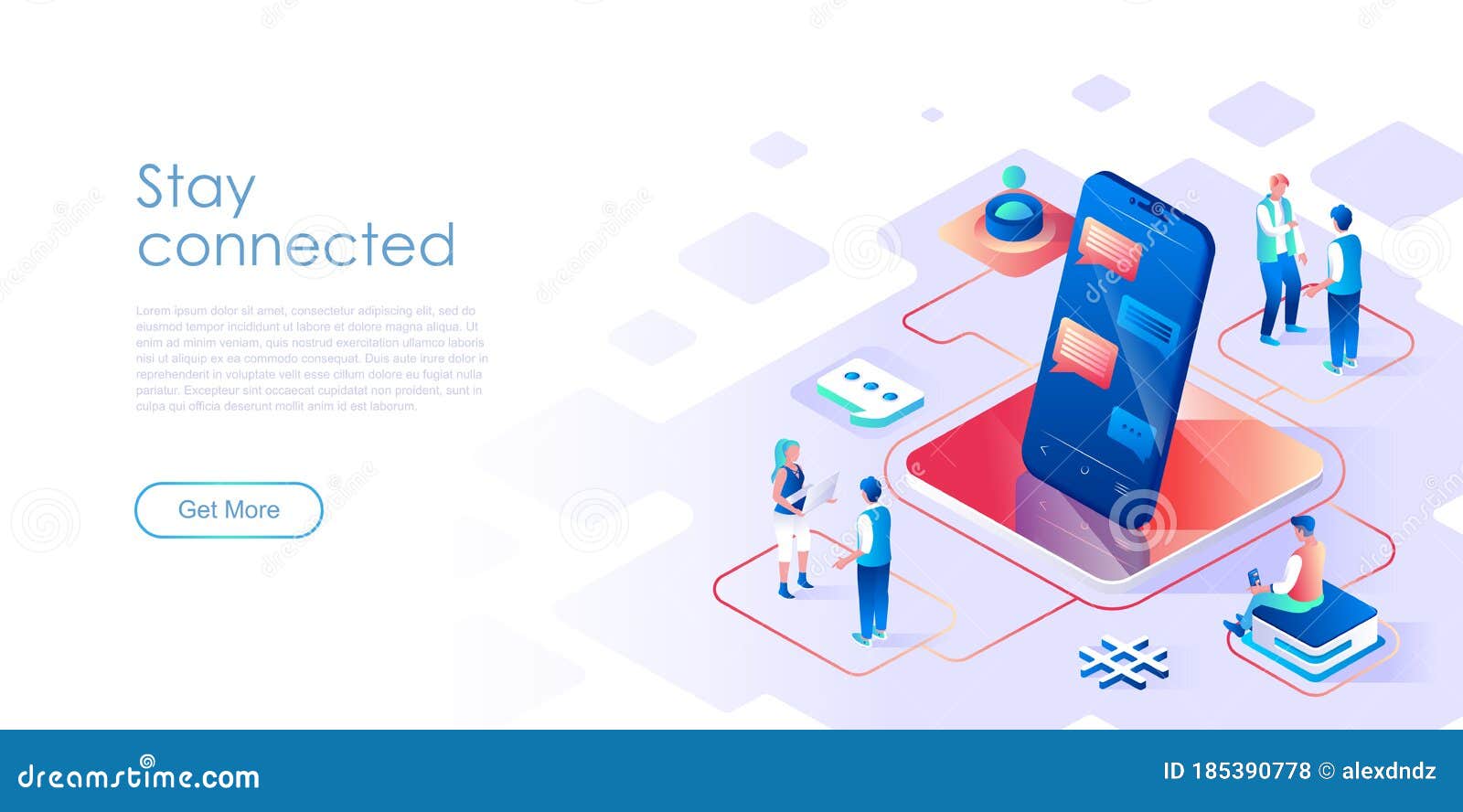 STAY CONNECTED Word On Education, Inspiration And Motivation Concepts ...