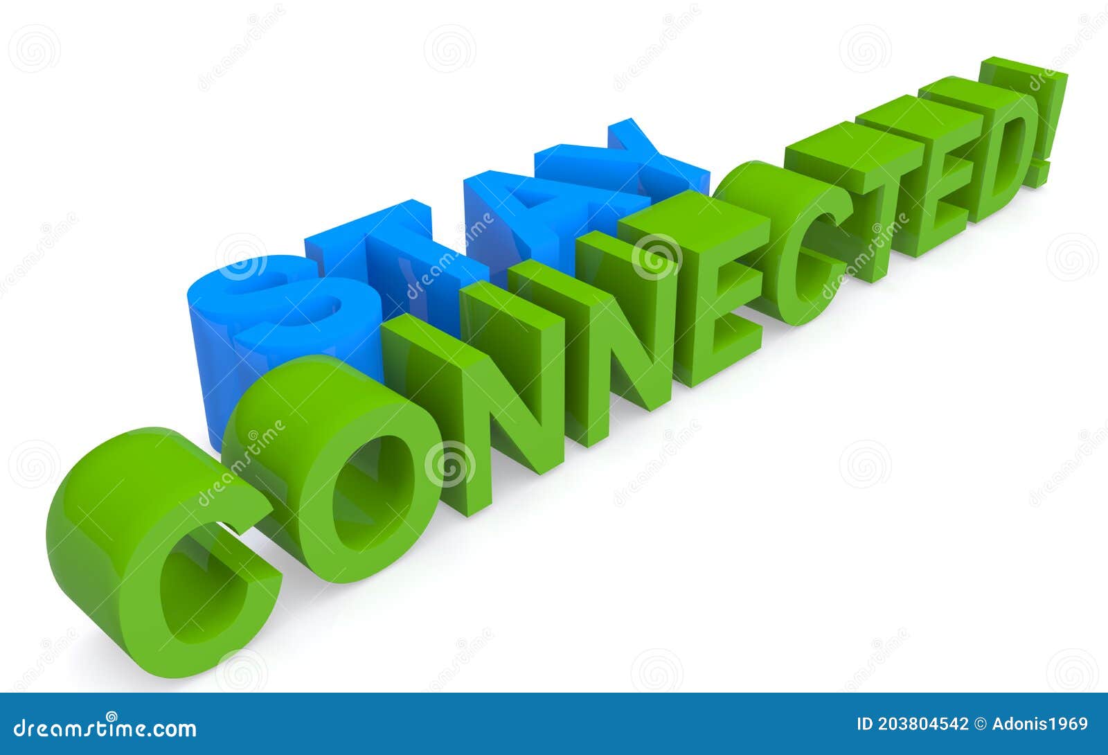 STAY CONNECTED Word On Education, Inspiration And Motivation Concepts ...