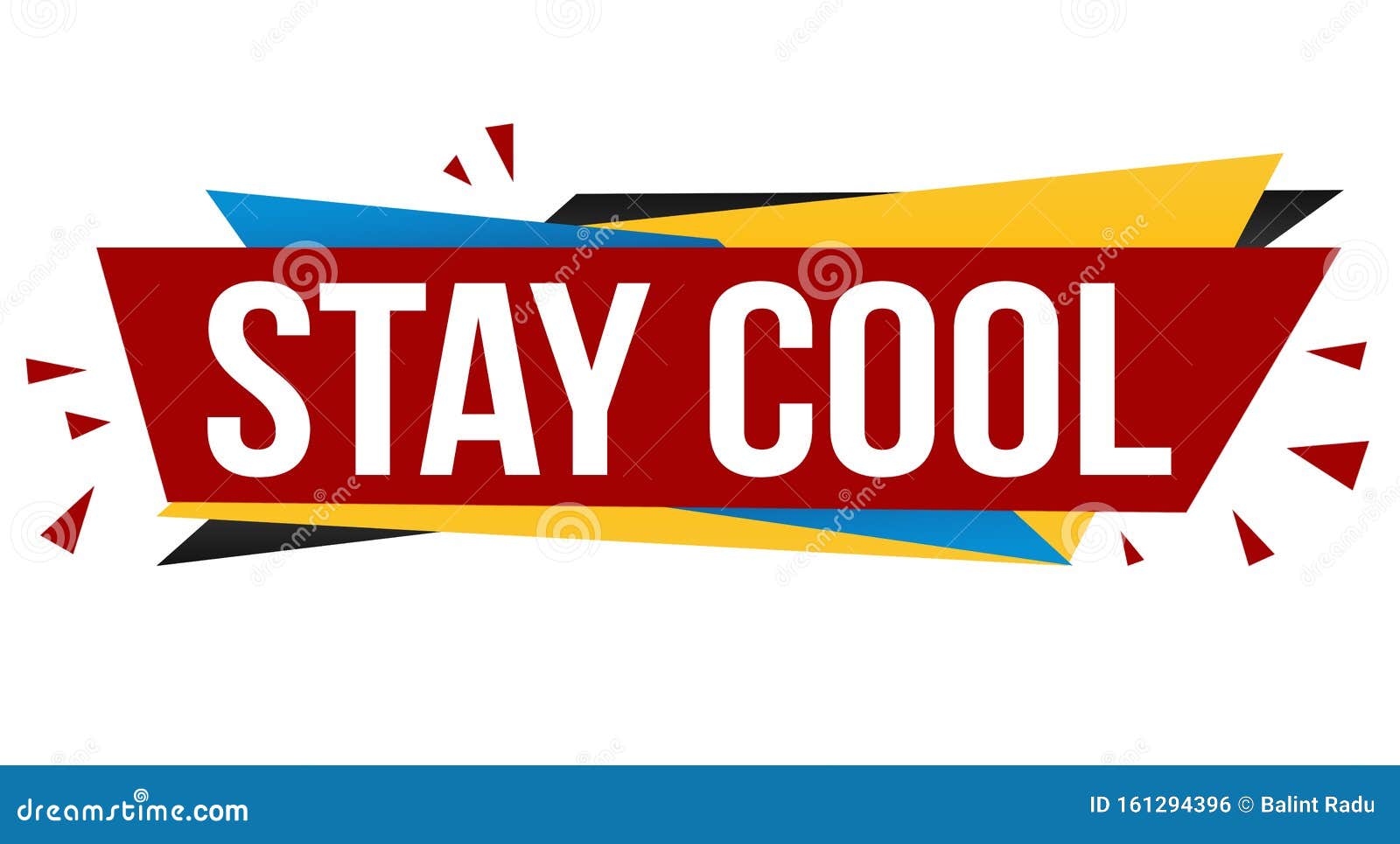 Stay cool banner design stock vector. Illustration of graphic - 161294396