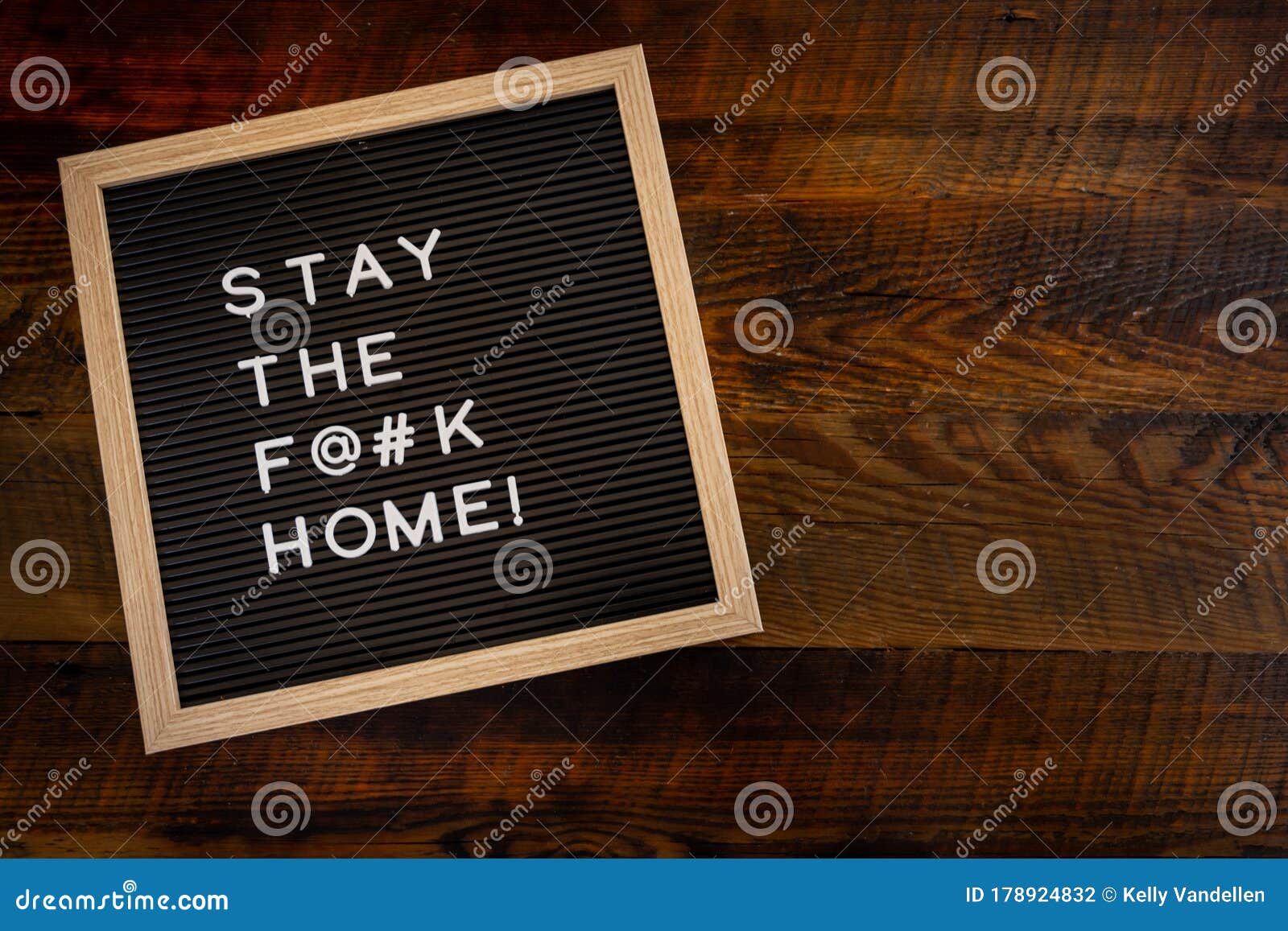 Stay the F@#k Home Copy Space Stock Photo - Image of place, home: 178924832