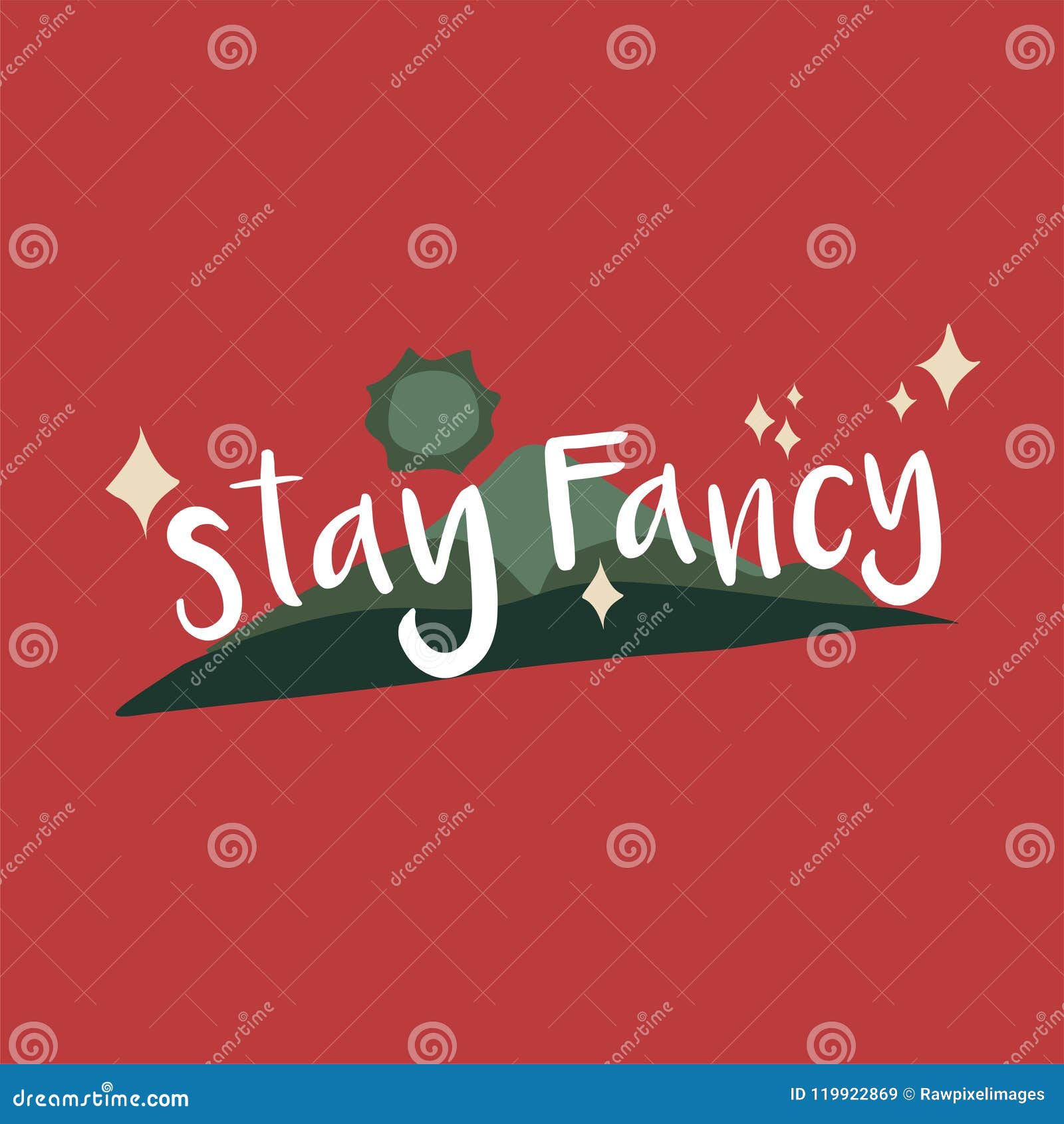 Stay Fancy Funky Graphic Illustration Stock Illustration - Illustration ...