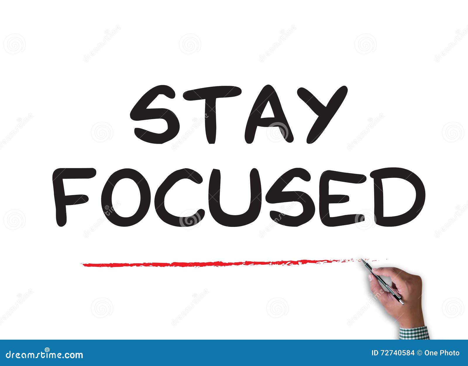 Stay Focused stock photo. Image of concentrate, plan - 72740584