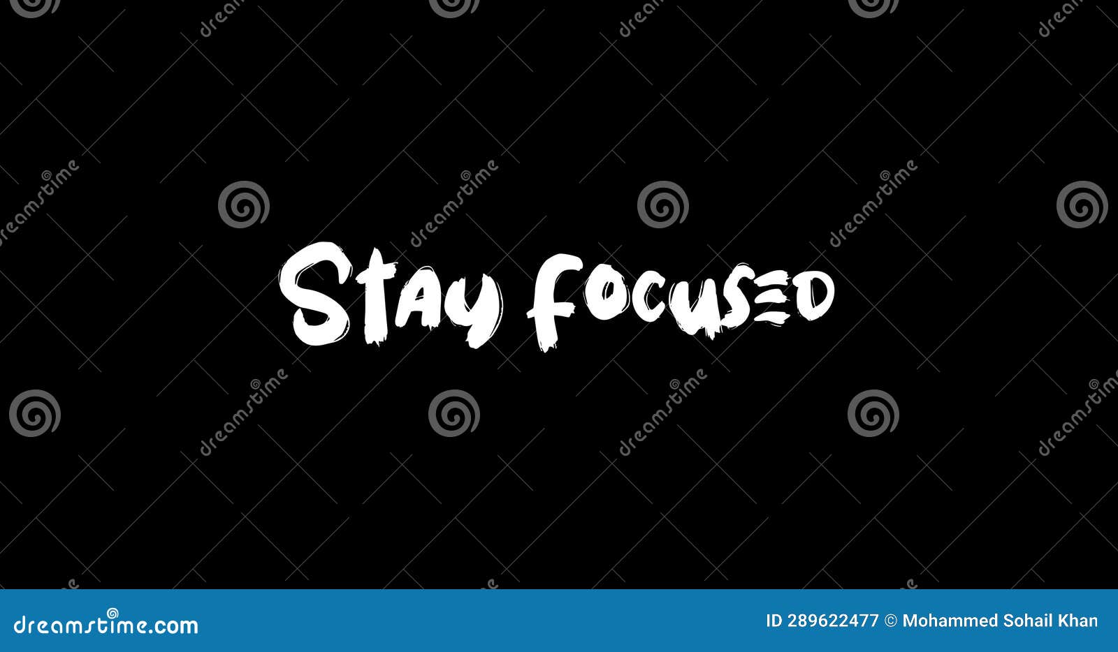 Stay Focused Effect of Grunge Transition Typography Text Animation on ...