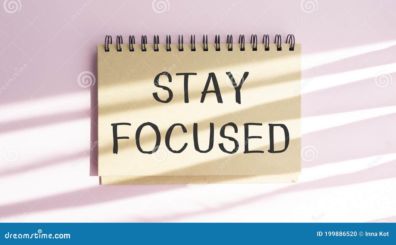 Stay Focused Text Concept Write Stock Photo - Image of text ...