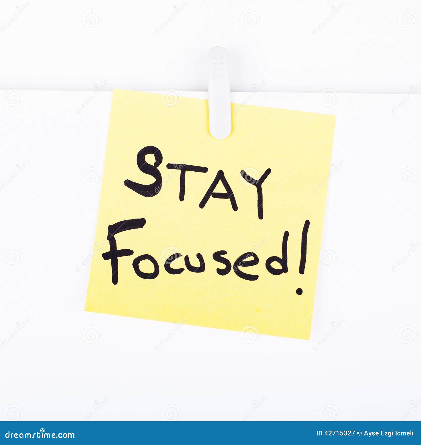 STAY FOCUSED stock image. Image of advice, motivated - 42715327