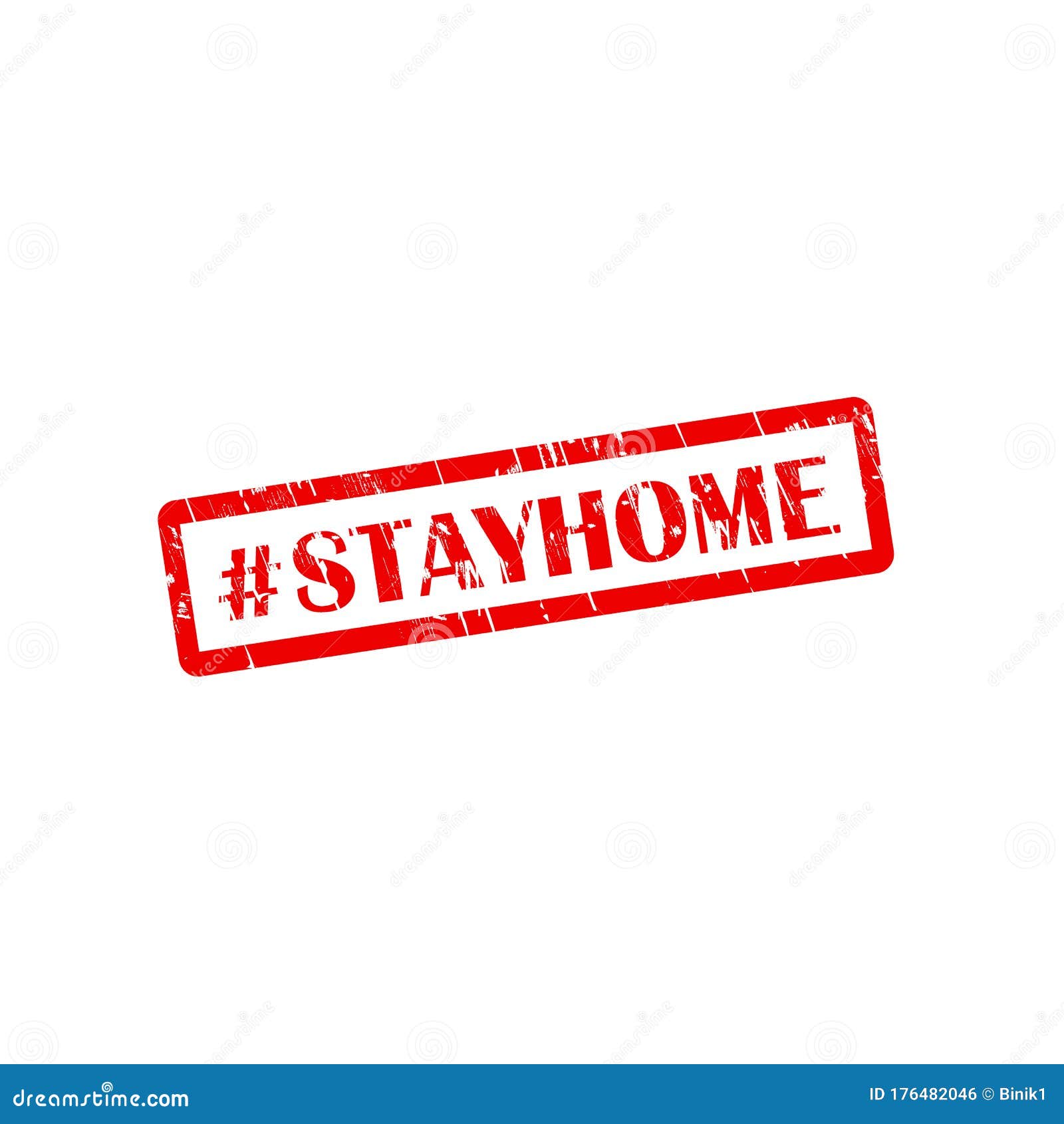 Stay Home Hashtag Red Rubber Stamp Vector Stock Vector - Illustration ...