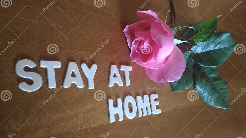 Stay at home and relax stock image. Image of font, dessert - 180279437