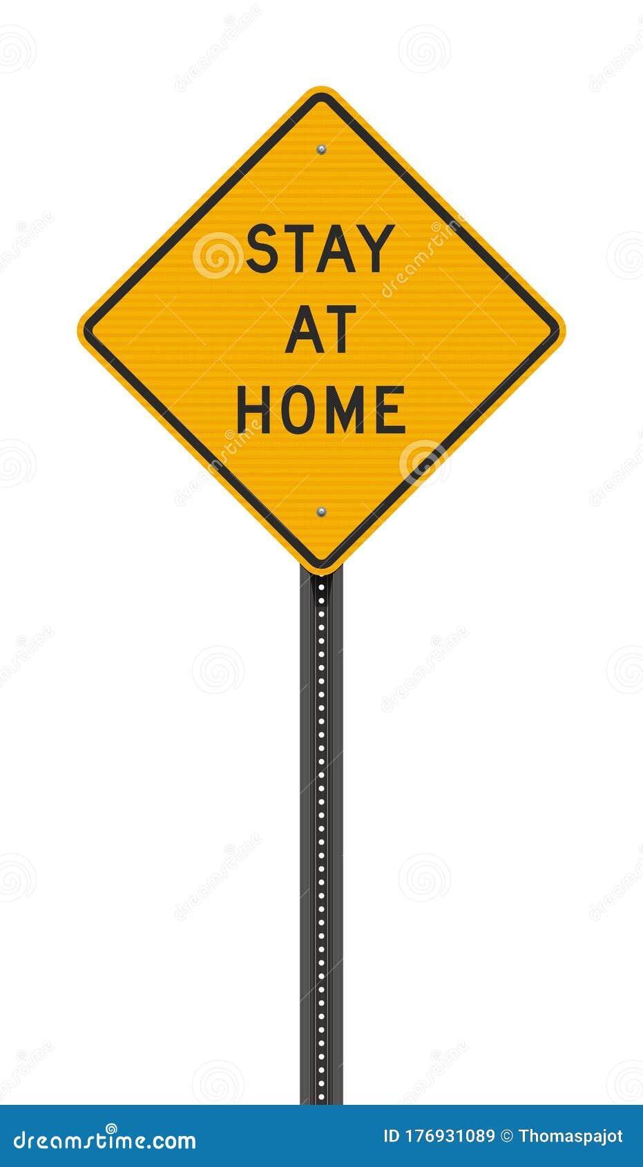 Stay at home road sign stock vector. Illustration of indication - 176931089
