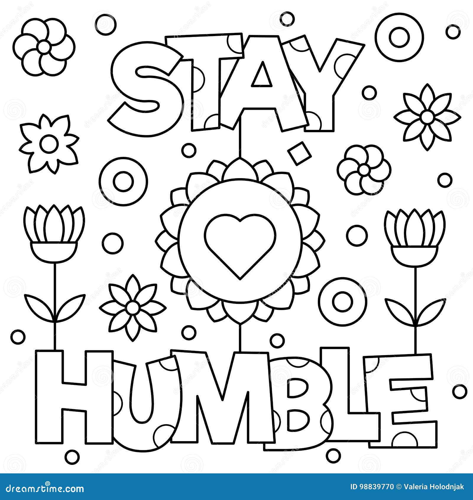 Stay Humble And Hustle Hard Vector Illustration | CartoonDealer.com ...