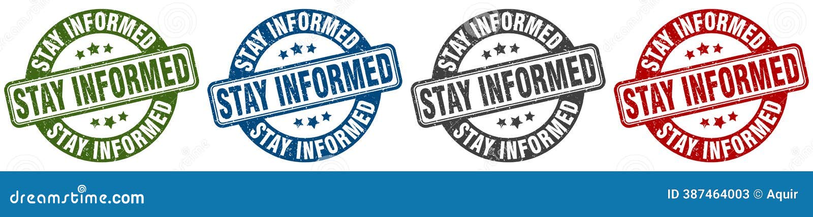 Stay Informed Sticker. Stay Informed Sign On Transparent Background ...